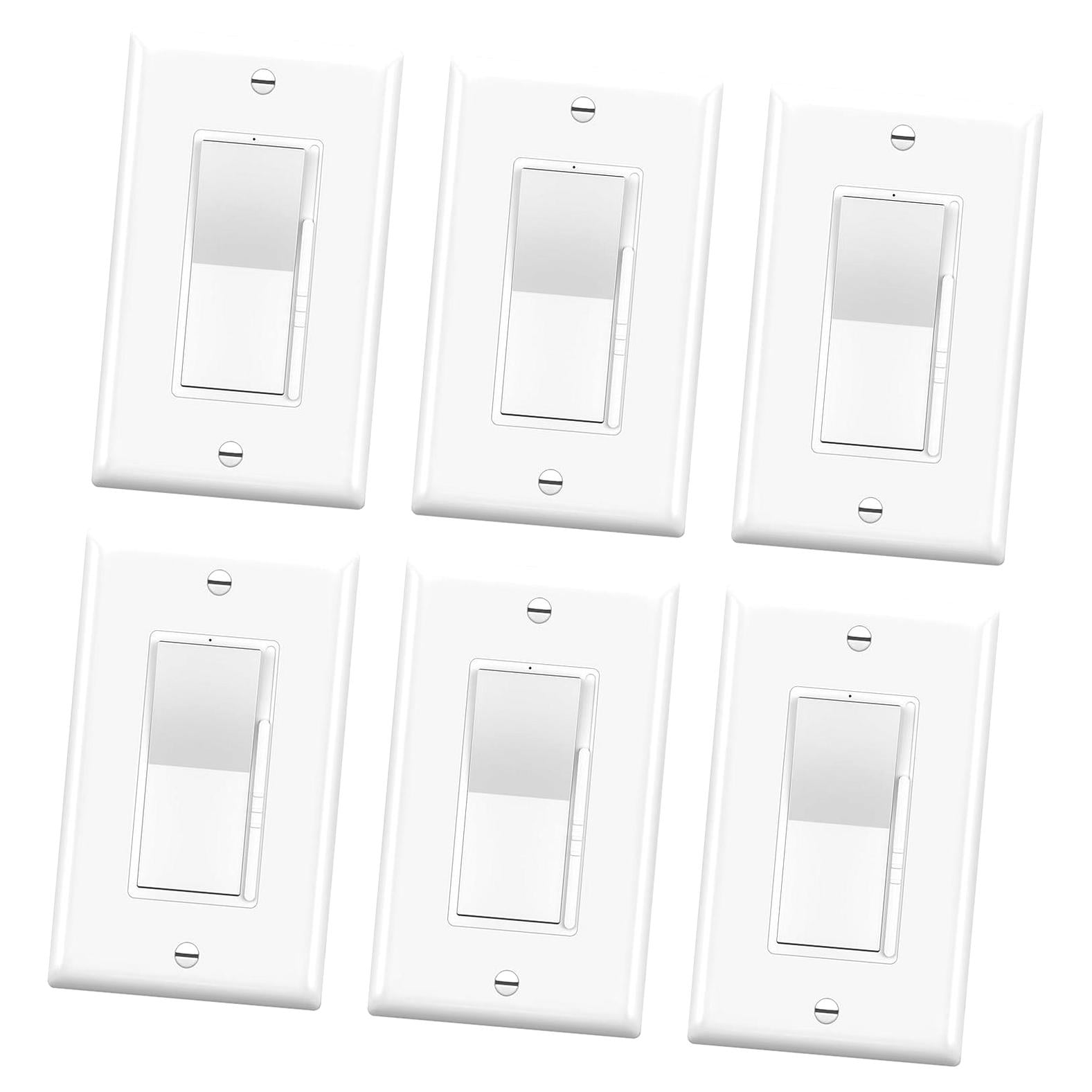 hgudesign Dimmer Light Switch, Dimmer Switches for 300W Dimmable /CFL ...