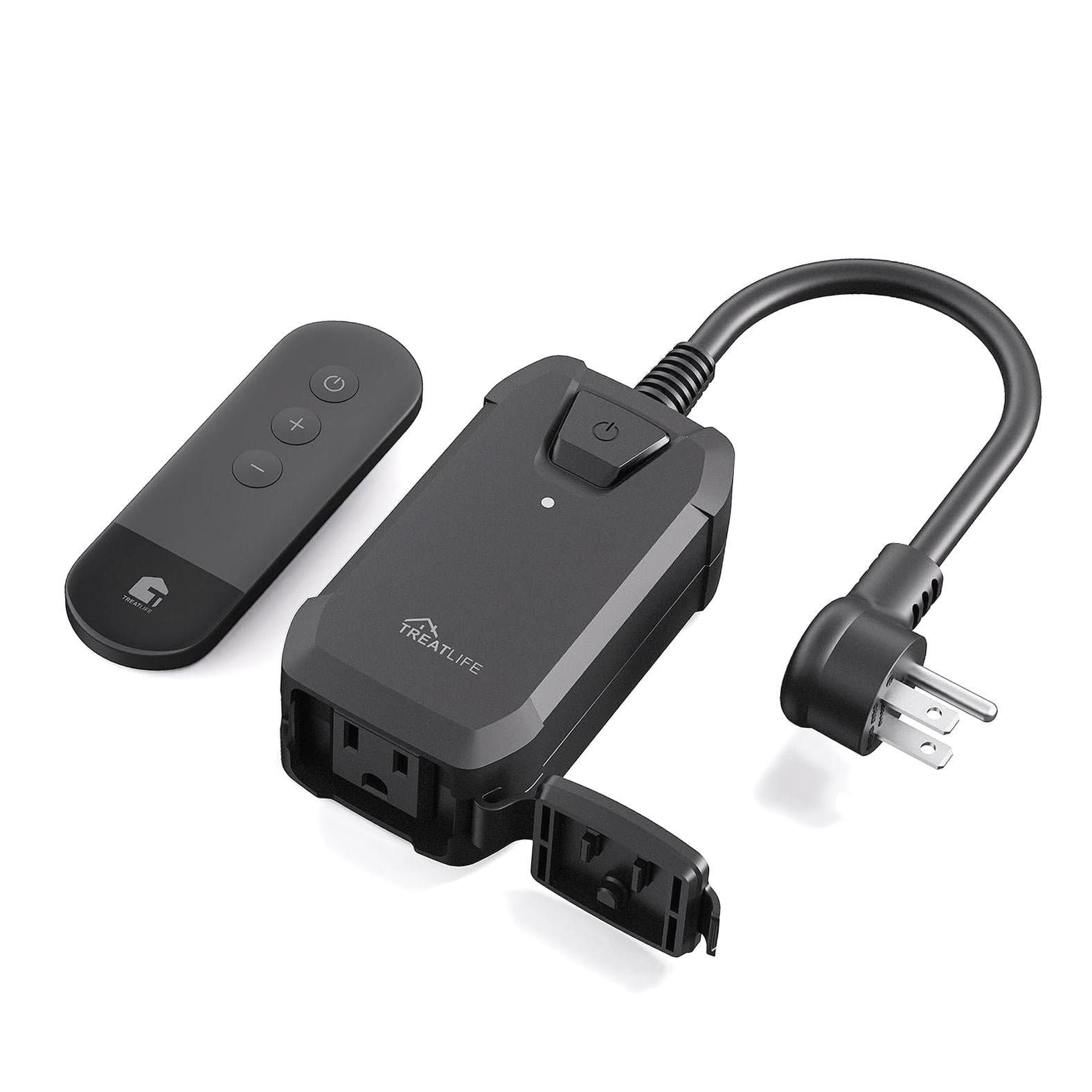 hgudesign Dimmer Plug Featuring 100FT Wireless Remote, IP44 ...