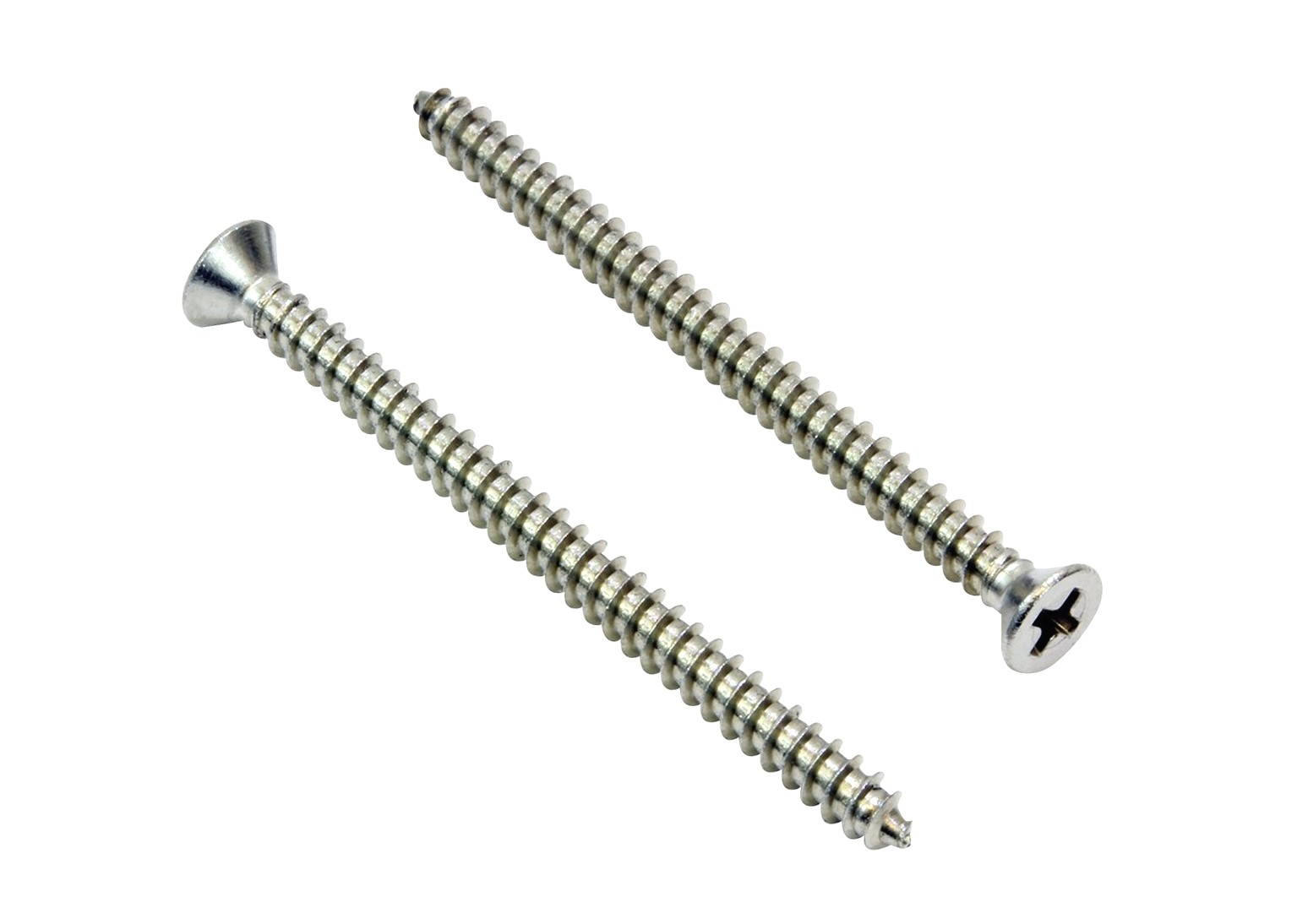 hgudesign Dropper #4 1-1/2" Steel Flat Wood Screw, (100 piece), 18-8 ...