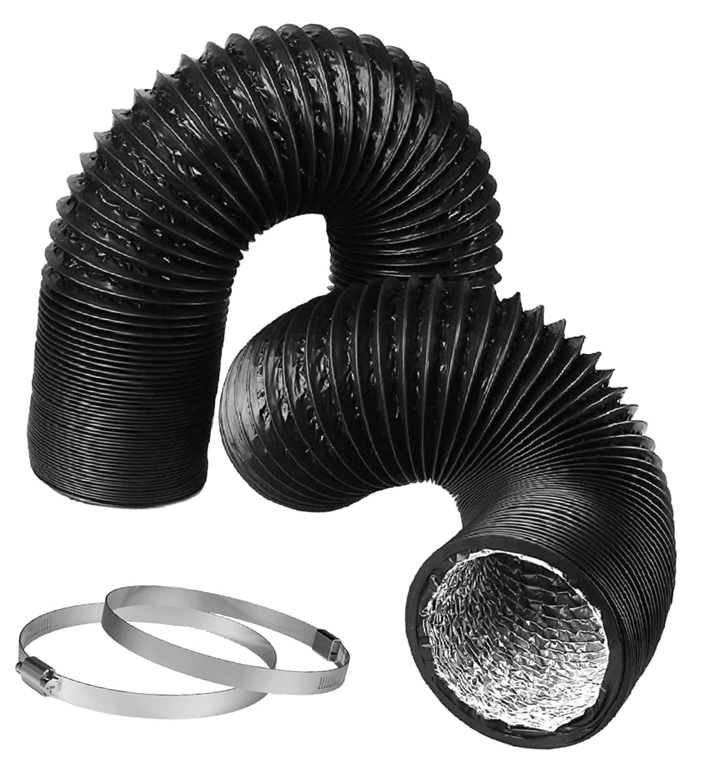 hgudesign Dryer Vent Hose 3 Inch Air Duct 9.84 Feet Flexible Adjustable ...
