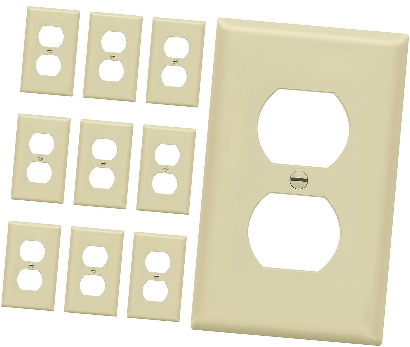 hgudesign Duplex Wall Plates Set by 8821-I Home Electrical Outlet Cover ...