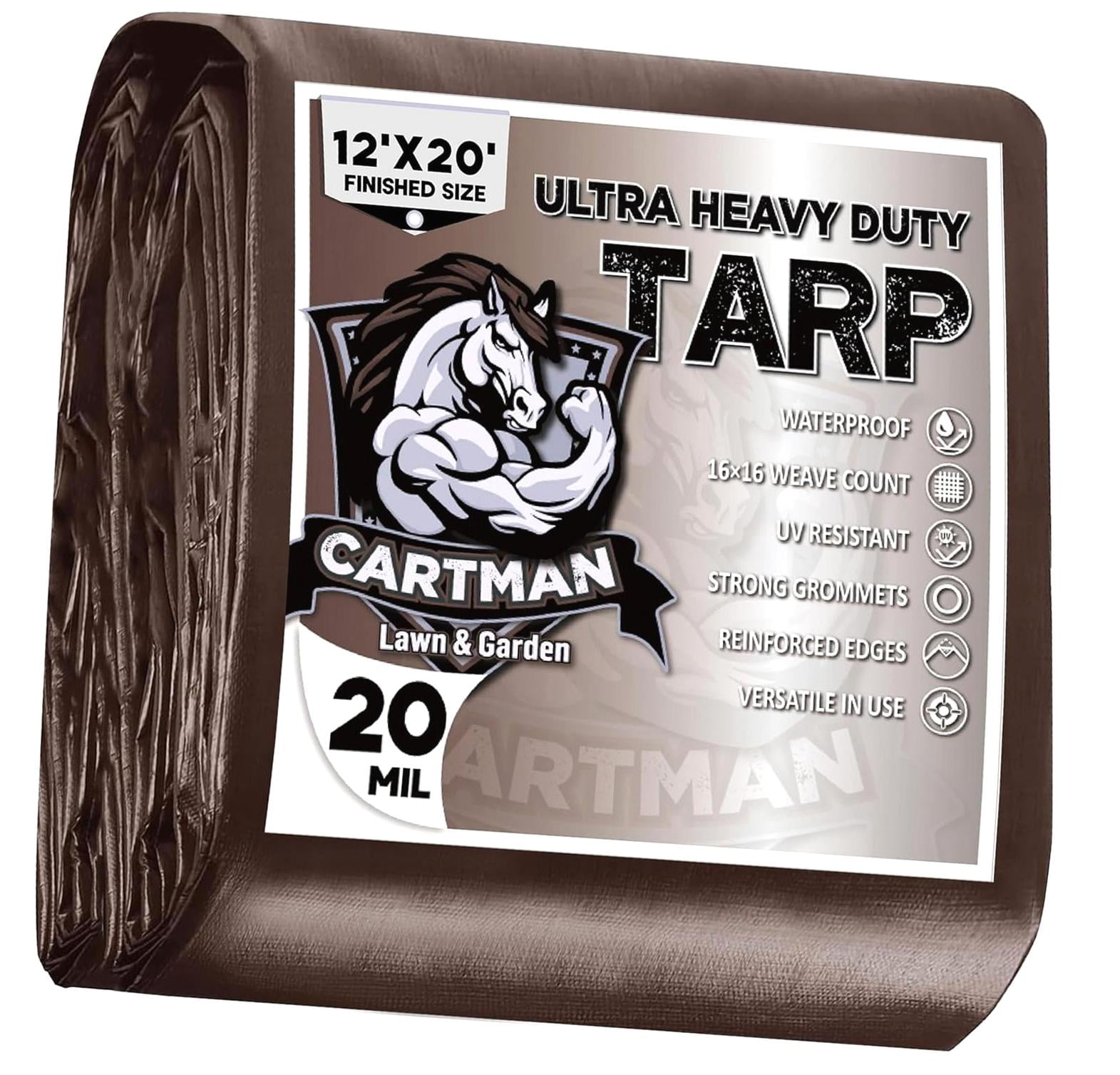 hgudesign Final Dimensions 15x15 Feet Dense 16 Mil Premium Tarp ...