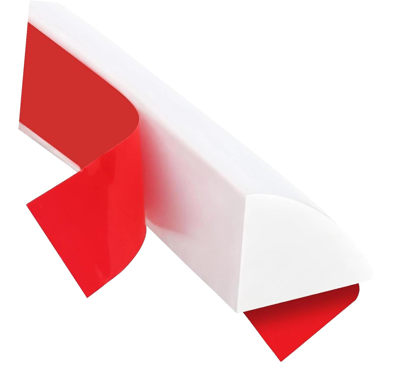 hgudesign Flexible Quarter Round Molding, Double-Sided Adhesive Rubber ...