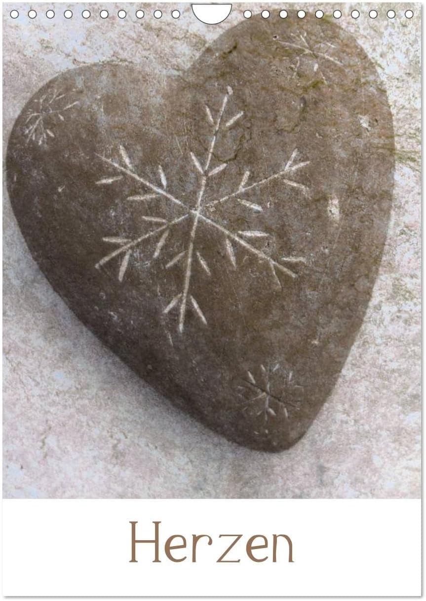hgudesign Hearts, US-Version (Wall Calendar 2026 DIN Portrait), 12 ...