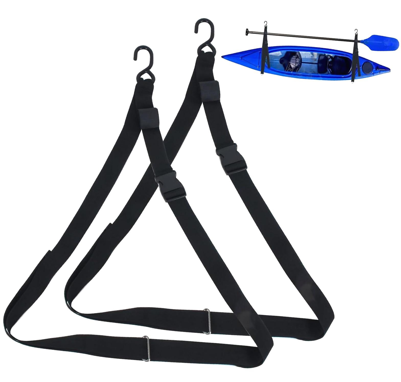 hgudesign Kayak Storage from Wall or Ceiling Holds,Adjustable Double ...