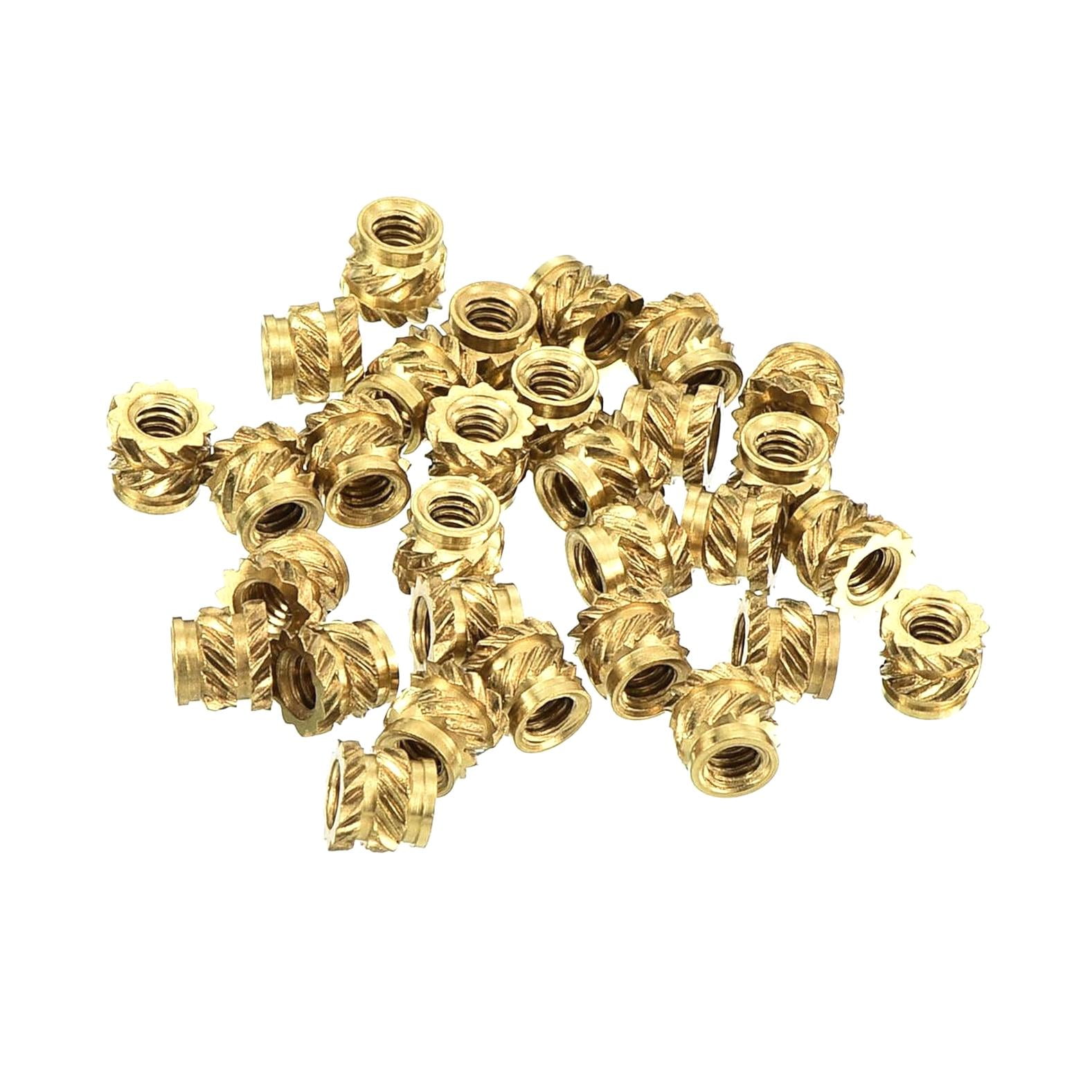 hgudesign Knurled Insert Nuts, 200Pcs M2 x 3mm Length x 3.5mm Outer ...