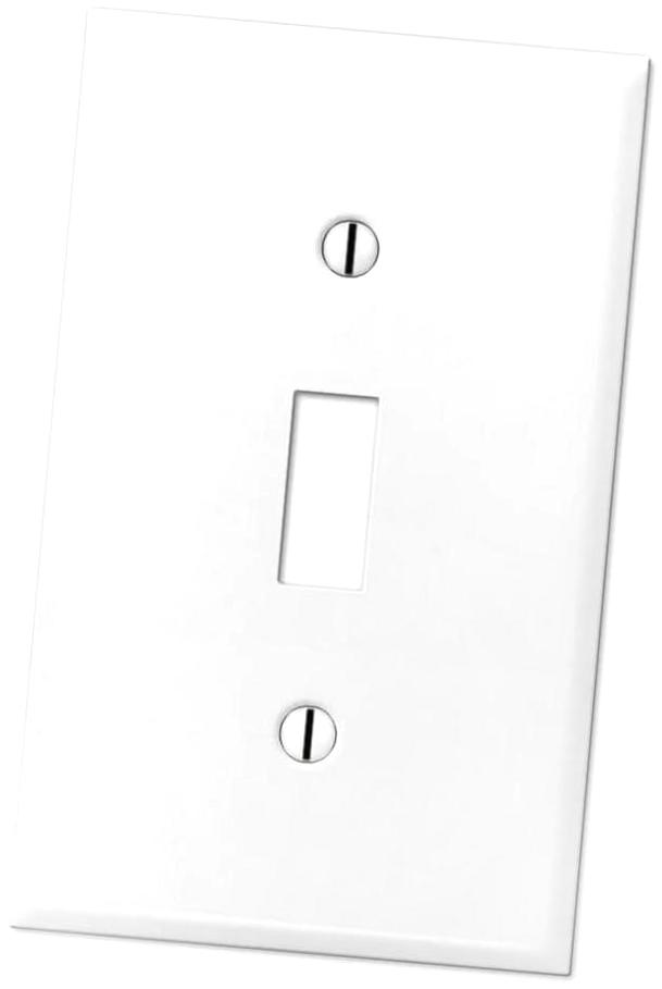 hgudesign LARGE 1 Gang Toggle Metal Light Switch Cover - One Gang Big ...