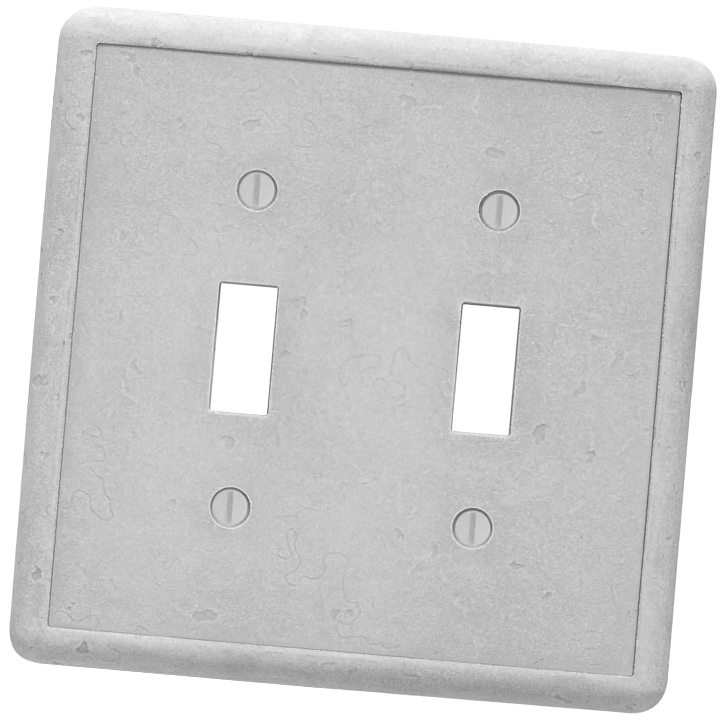 hgudesign Light Switch Panel, Dual Toggle Wall Cover for Electrical ...