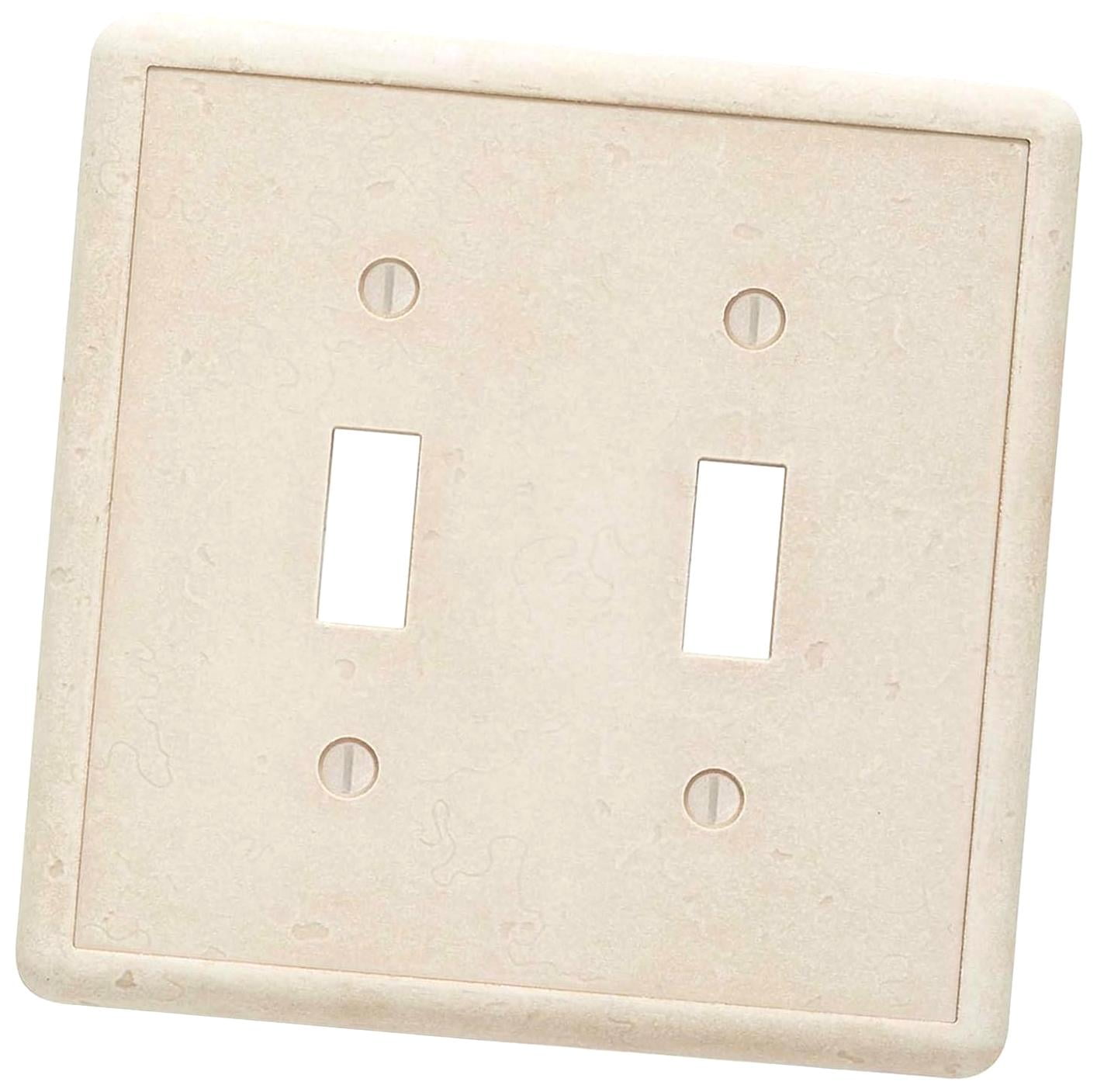 hgudesign Light Switch Panel, Dual Toggle Wall Cover for Electrical ...