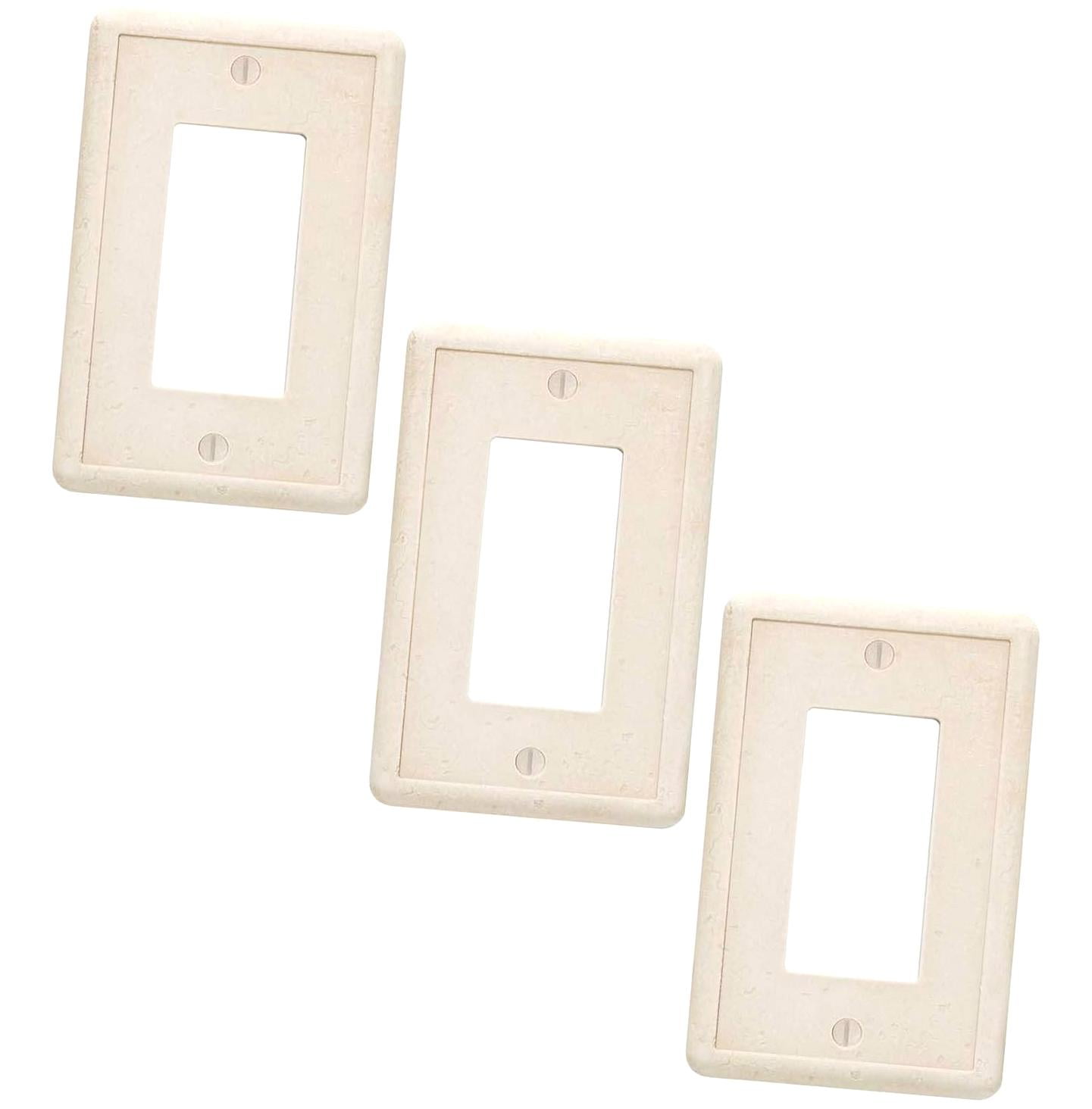 hgudesign Light Switch Plates, Single Rocker Wall Covers for Electrical ...