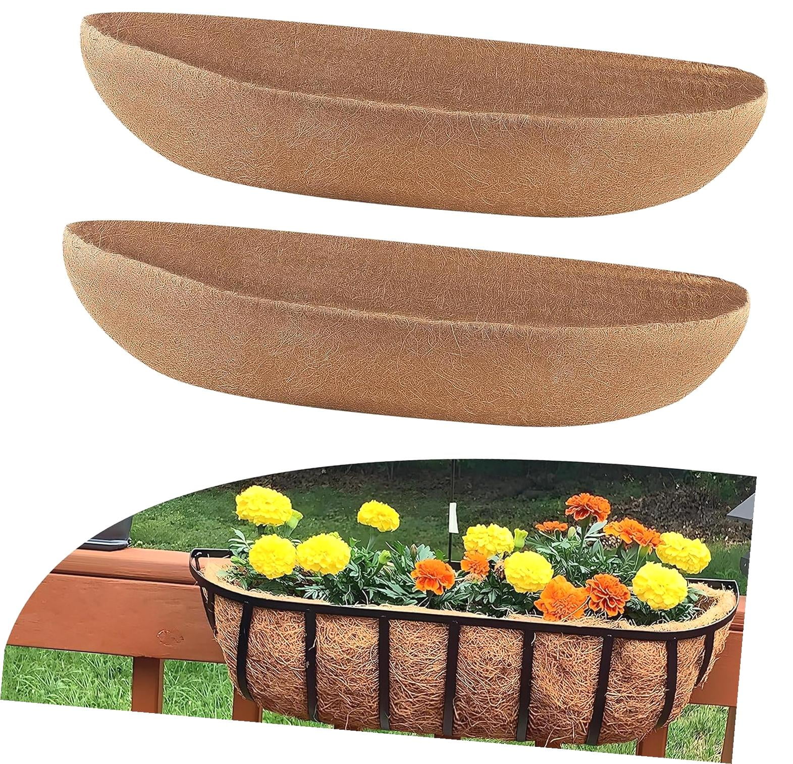 hgudesign Liners for Planters 30 Inch, 3 Pack Trough Window Box Liners ...