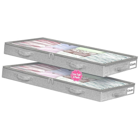 Shallow Underbed Storage Containers