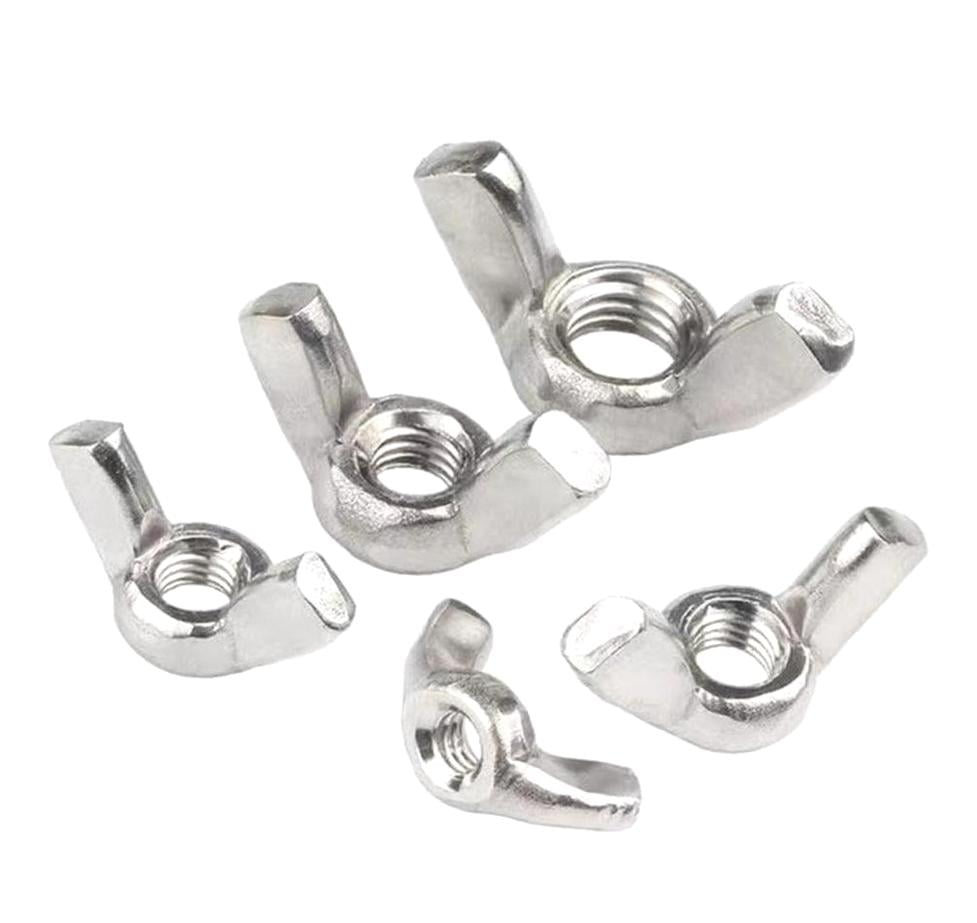 hgudesign M10-1.5 Wing Nuts, M10 304 Stainless Steel Wing Nuts ...