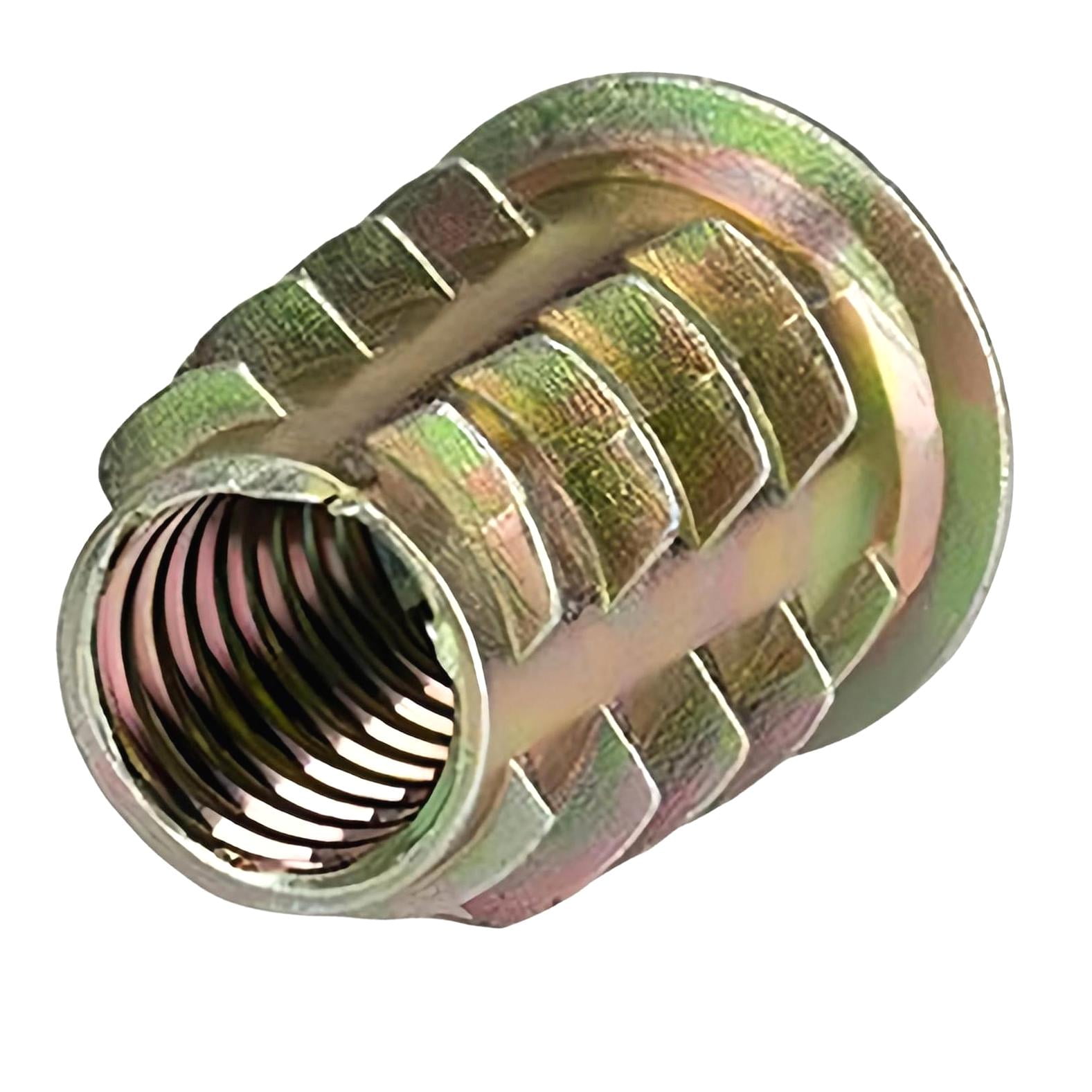 hgudesign M10 x 25mm Threaded Inserts Nuts, Hex Drive Threaded Wood ...