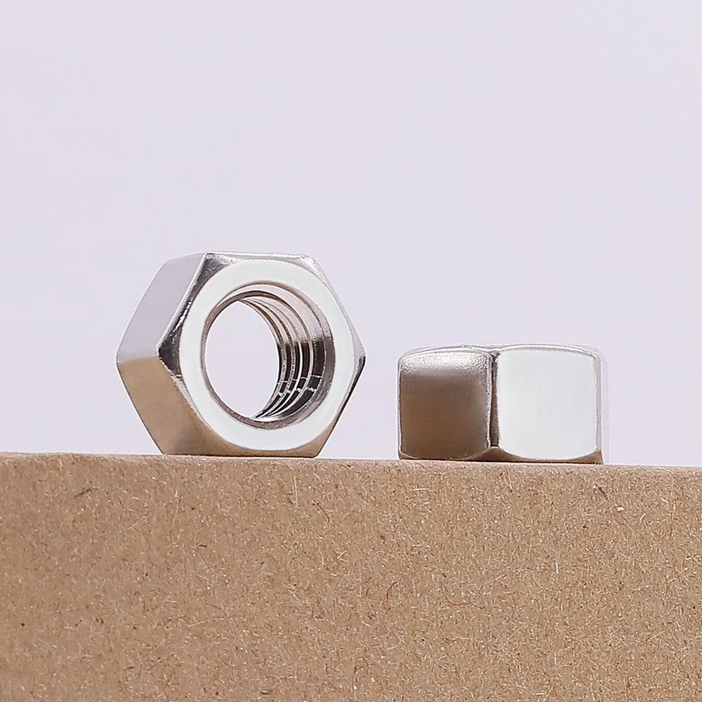 hgudesign M12-1.5mm (10 units) Hexagonal Nuts, 304 (18-8) Stainless ...