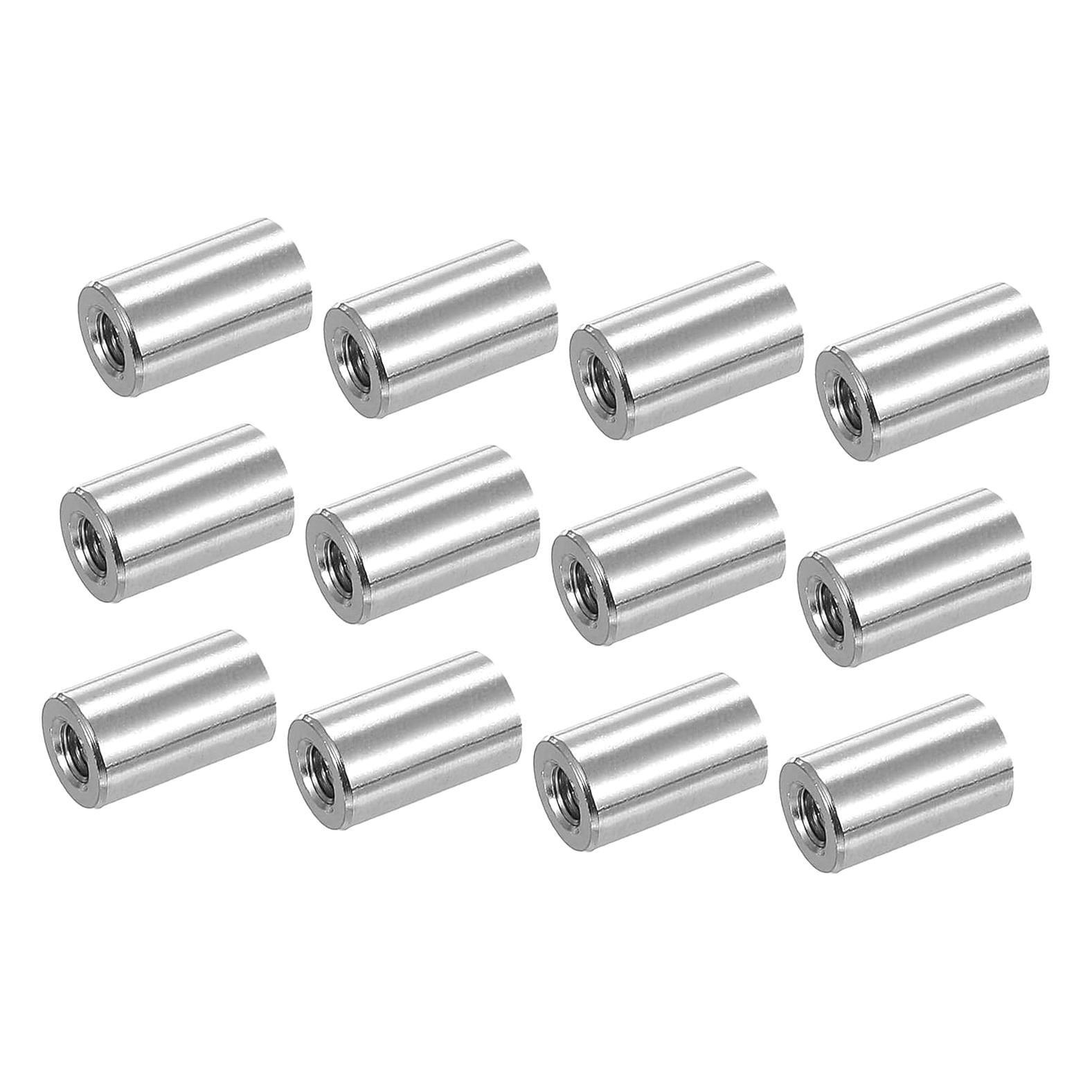 hgudesign M5x0.8mm Circular Coupling Nuts, 12 Pieces 304 Stainless ...