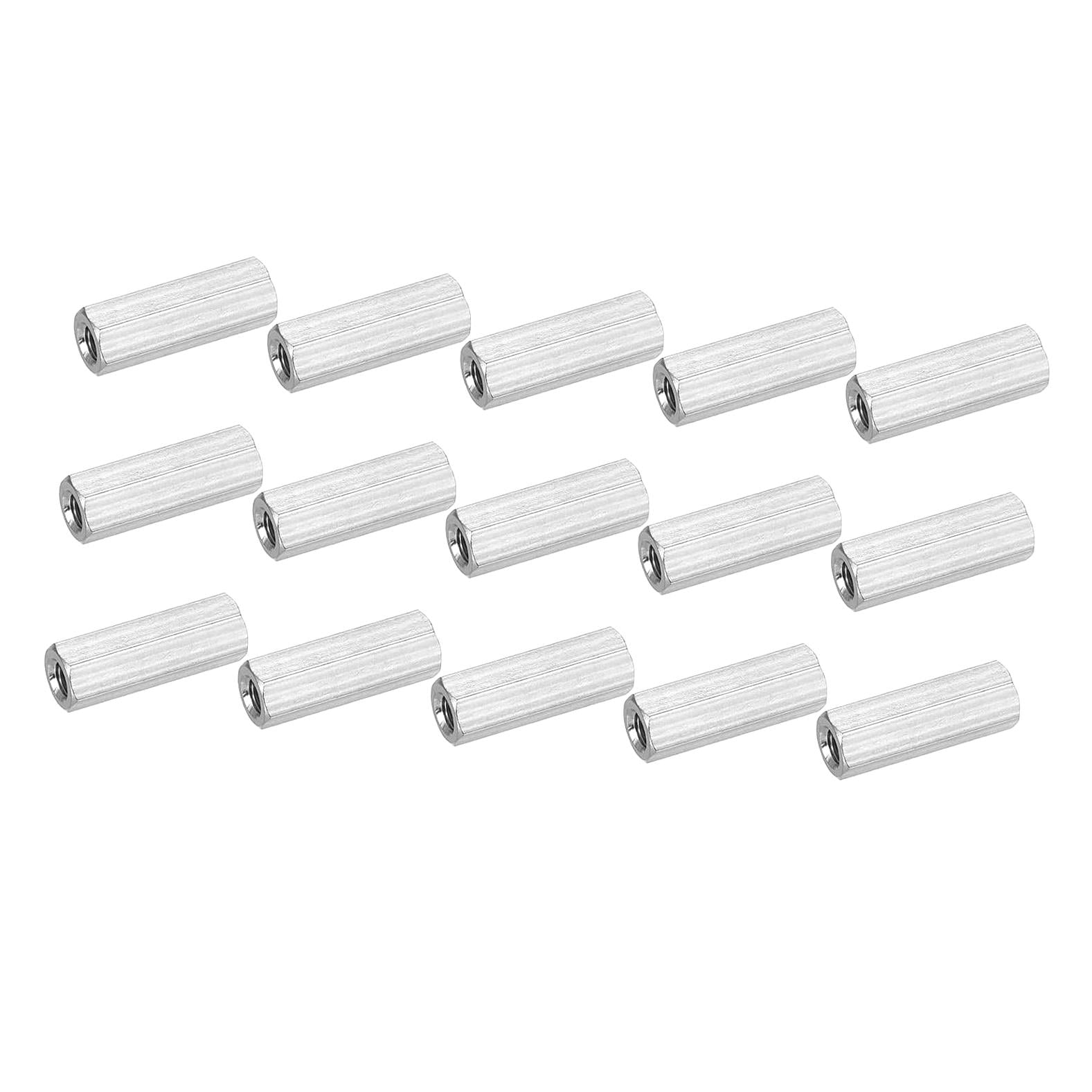 hgudesign M6x1mm Connecting Nuts, 15 Units 304 Stainless Steel ...