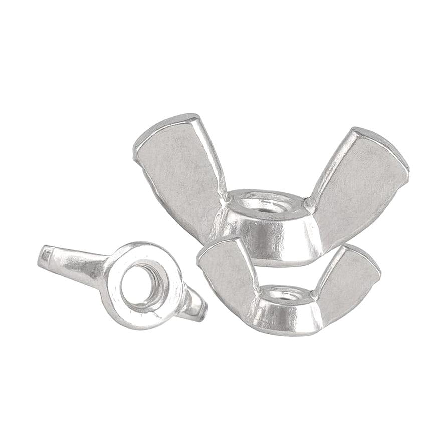 hgudesign M8 Wing Nuts, 304 Stainless Steel Butterfly Nuts for Hand ...