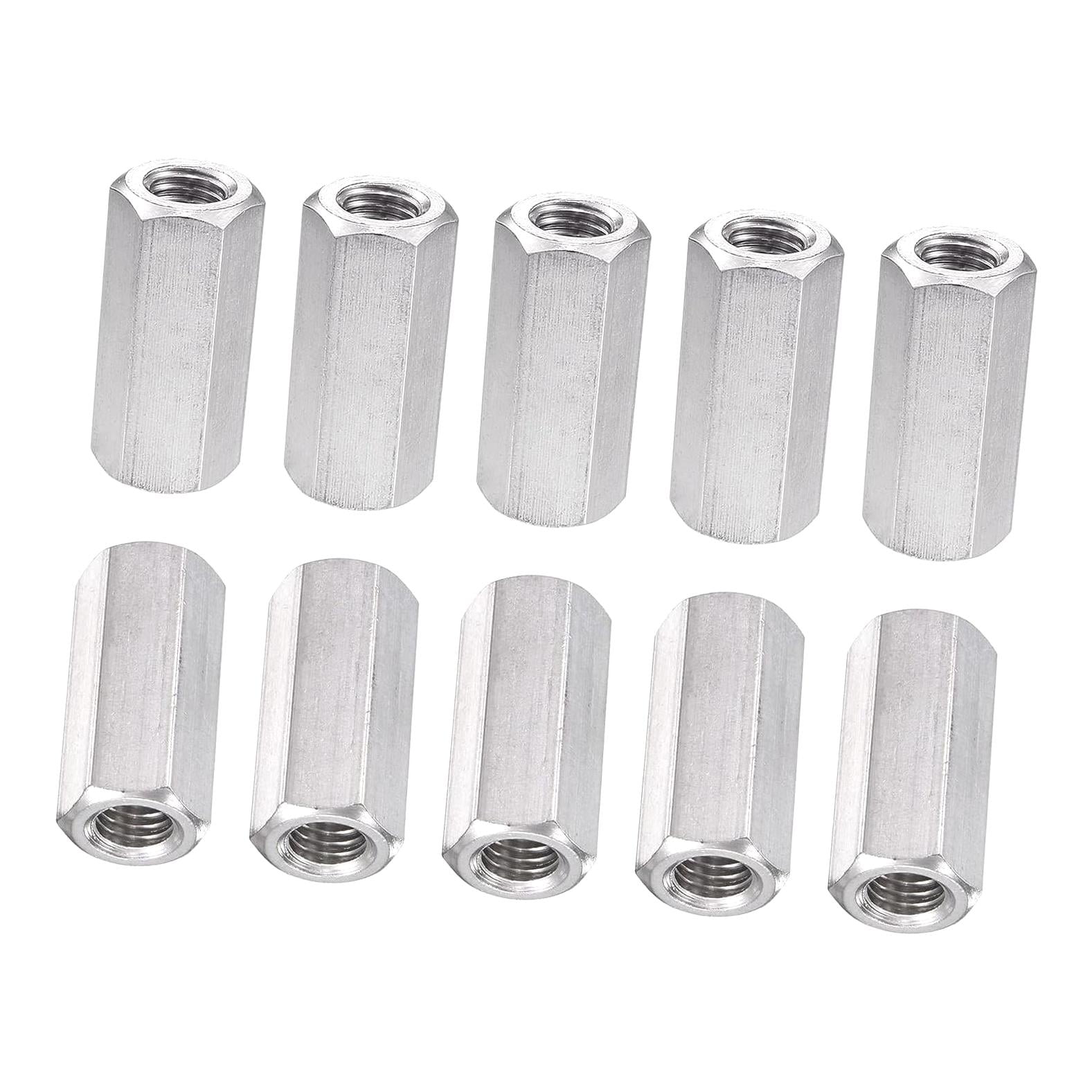 hgudesign M8x1.25mmx30mm(DxPxH) Hexagonal Coupling Nuts - 10 Pack ...