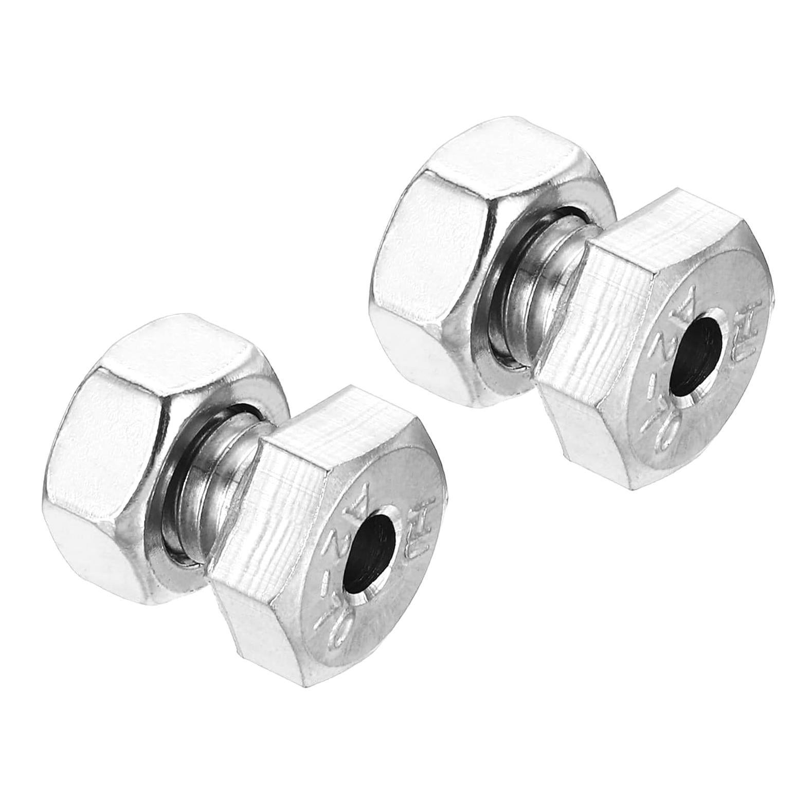 hgudesign M8x12mm Hollow External Hexagon Screw, 2 Pack Cylindrical ...