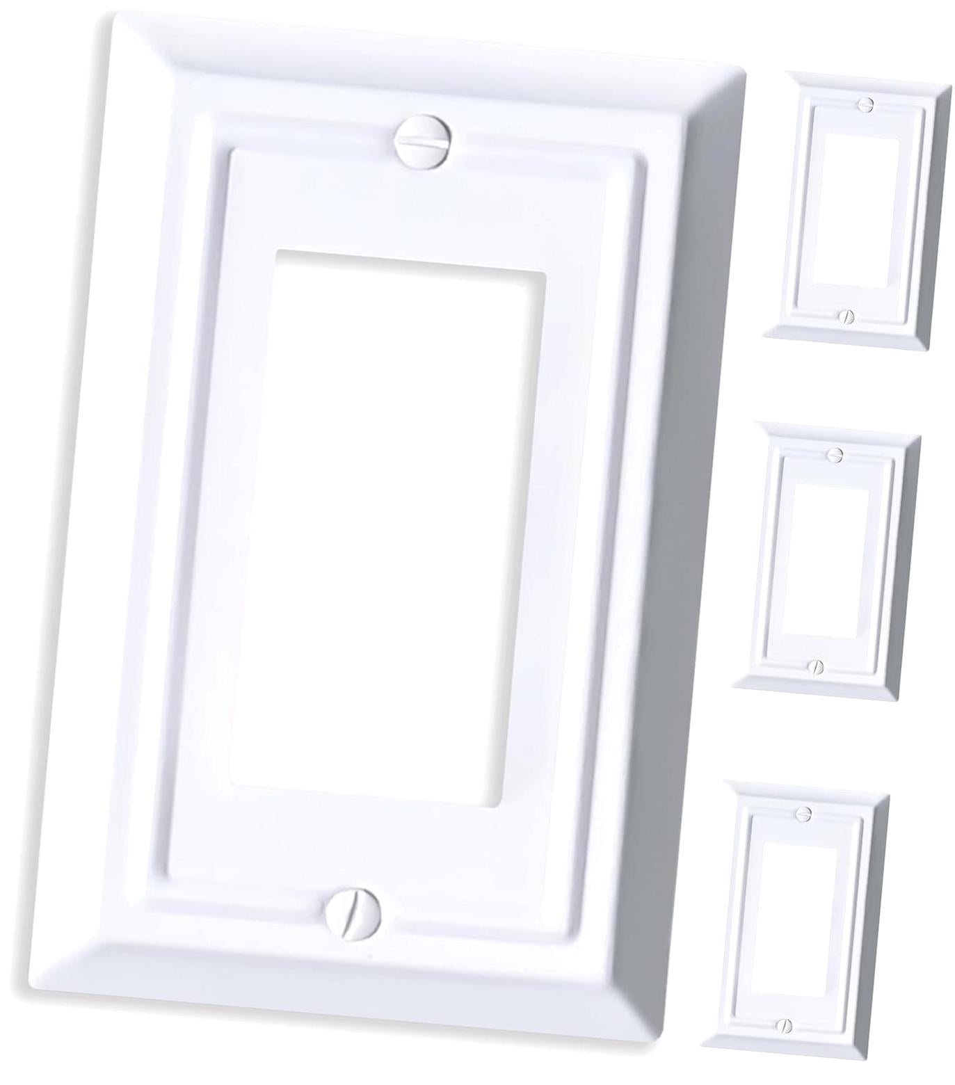 hgudesign Metal Electrical Outlet Covers, Light Switch Cover Wall ...