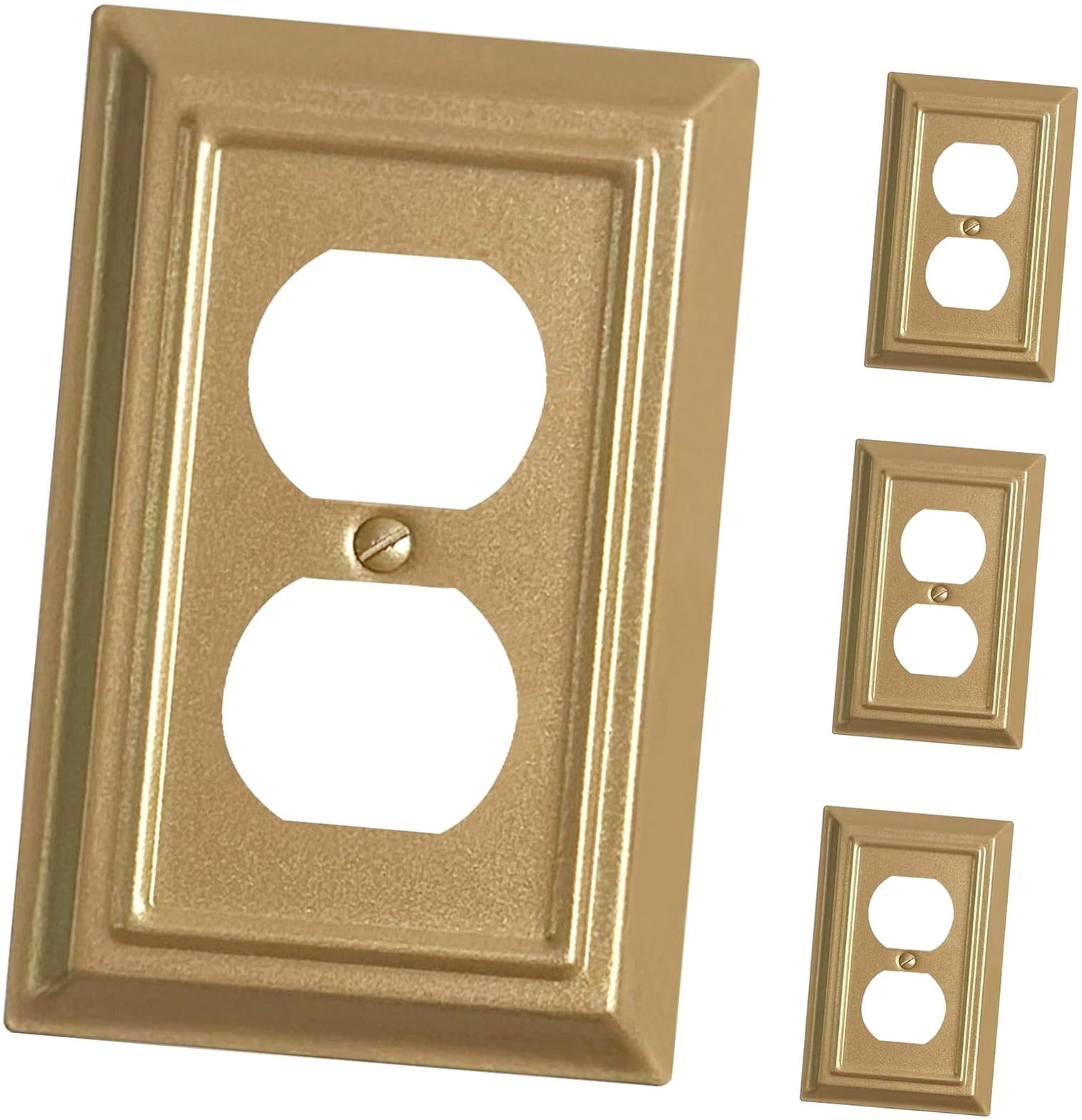 hgudesign Metal Electrical Outlet Covers, Light Switch Cover Wall ...
