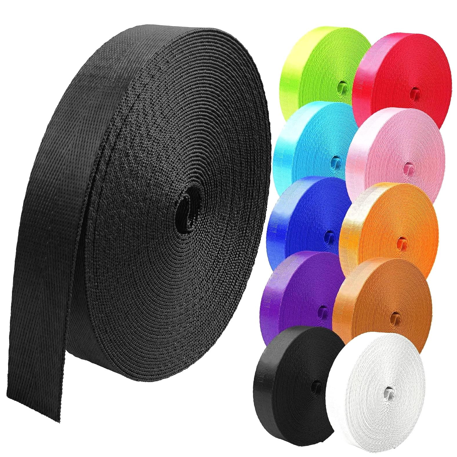 hgudesign Nylon Webbing 1 inch 1.5 inch 2 inch Webbing Nylon Strap ...