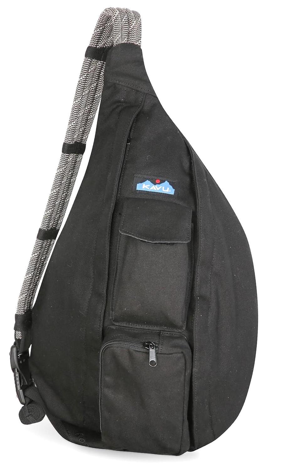 hgudesign Original Rope Bag Sling Pack with Adjustable Rope Shoulder ...