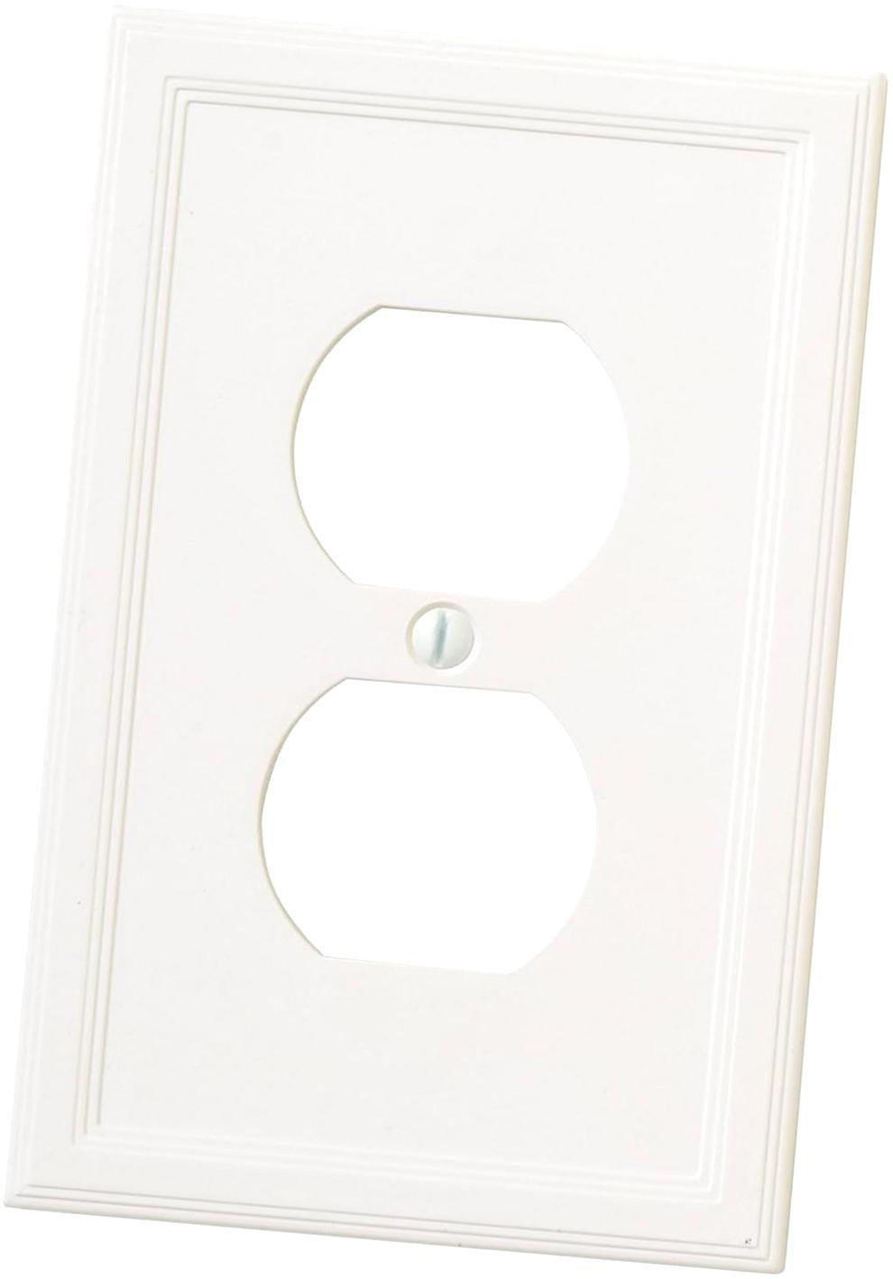 hgudesign Outlet Cover, Insulated Single Duplex Wall Plate 1-Gang ...