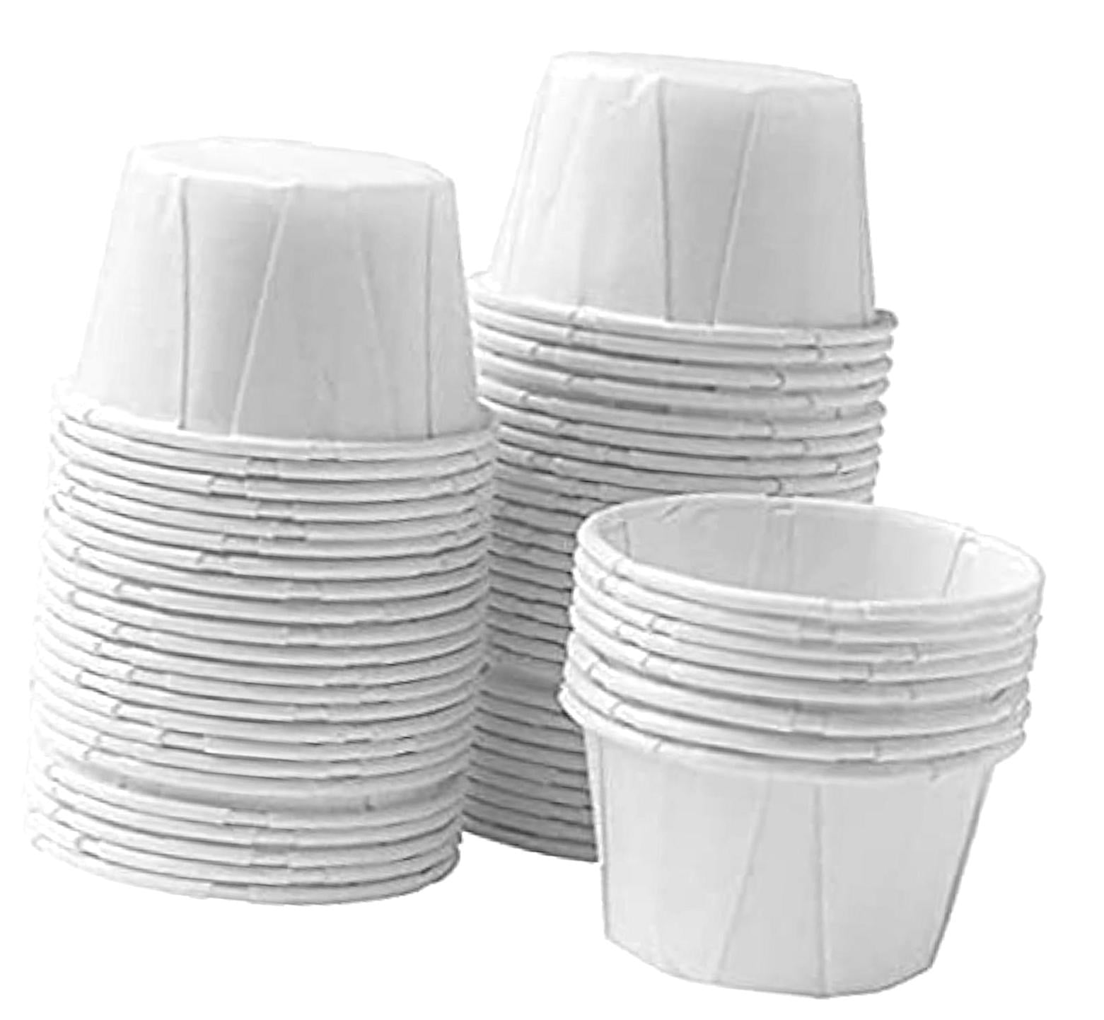 hgudesign Paper Souffle Cups 1 Ounce Cups for Medication Distribution ...