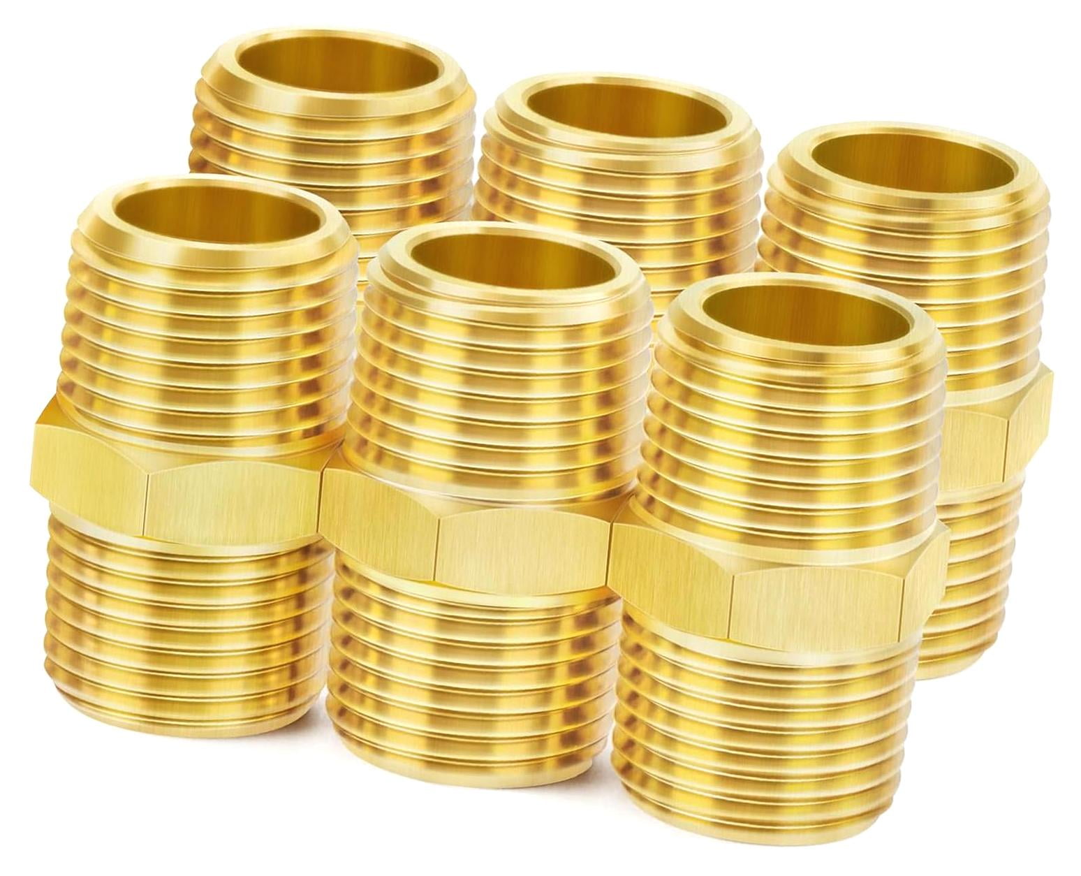 hgudesign Pipe Connector, Hex Nipple 3/4" NPT Male to 3/4" NPT Male ...