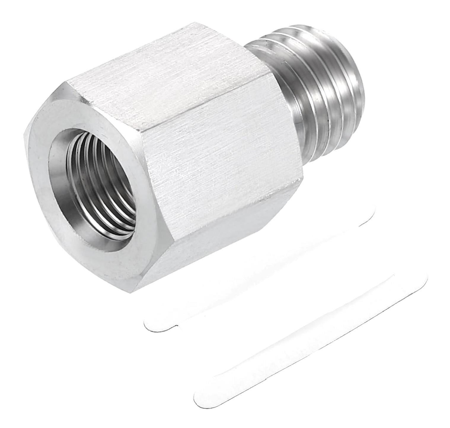 hgudesign Pipe Fitting Reducing Adapter, M12 Male x 1/8" NPT Female 304 ...