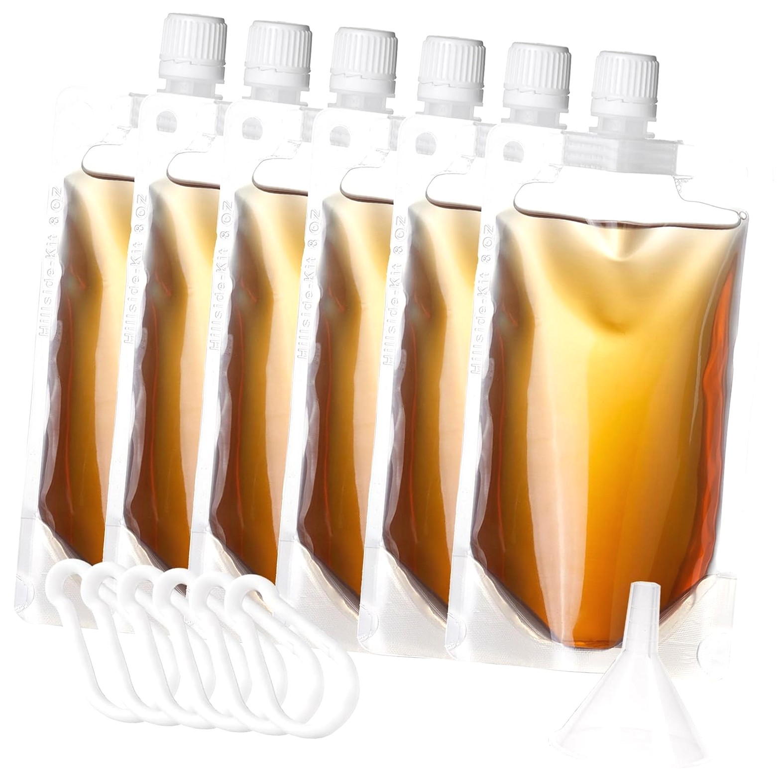 hgudesign Plastic Flasks Concealable and Cruise Drink Bags with Funnel ...