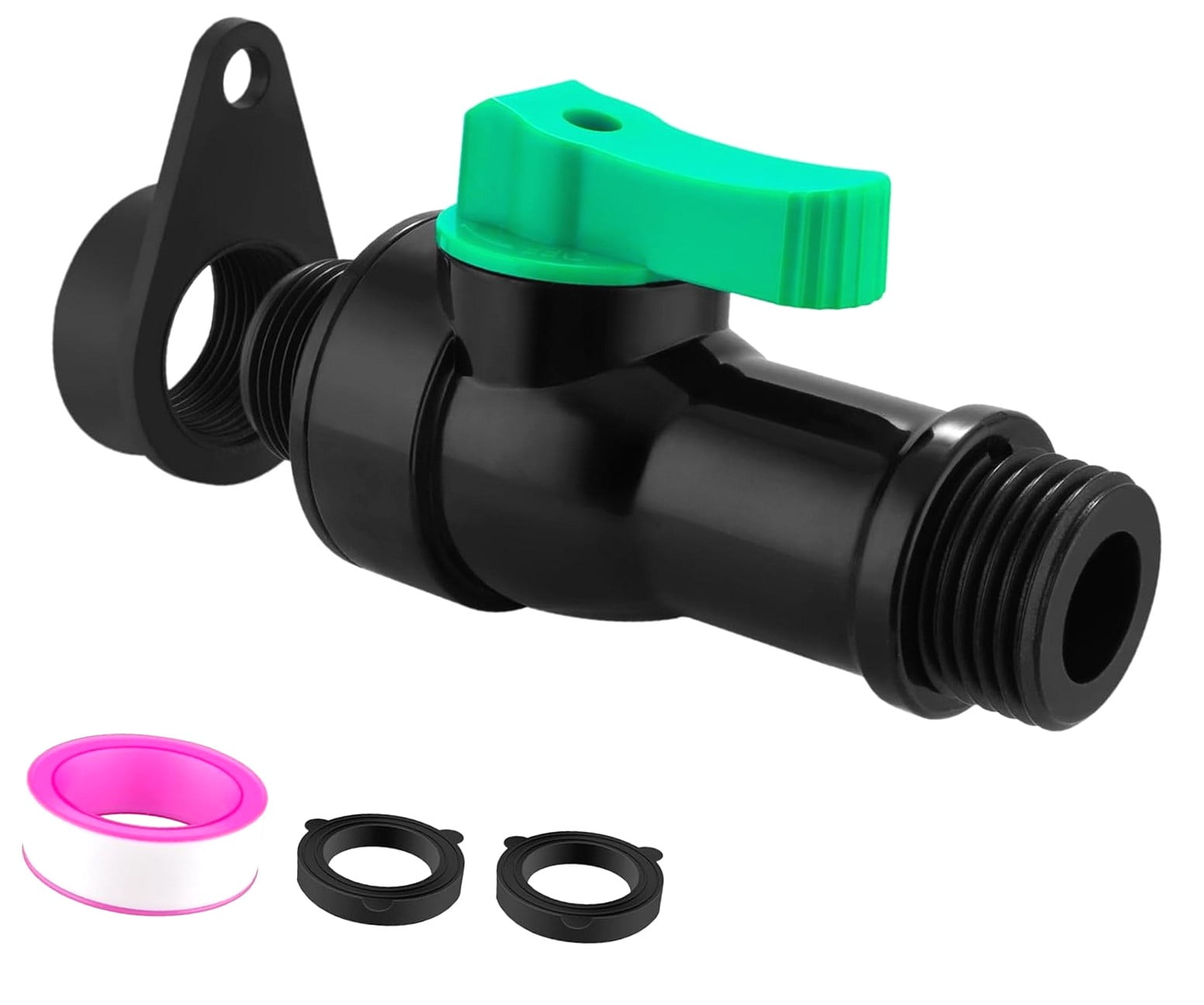 hgudesign Plastics Barrel Spigot Kit, Core Water Tank, 3/4 NPT to 3/4 ...