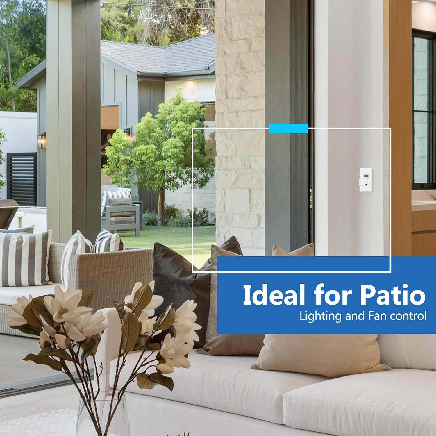 hgudesign Programmable Timer Switch for Lights, Fans, Motors, 7-Day 18 ...