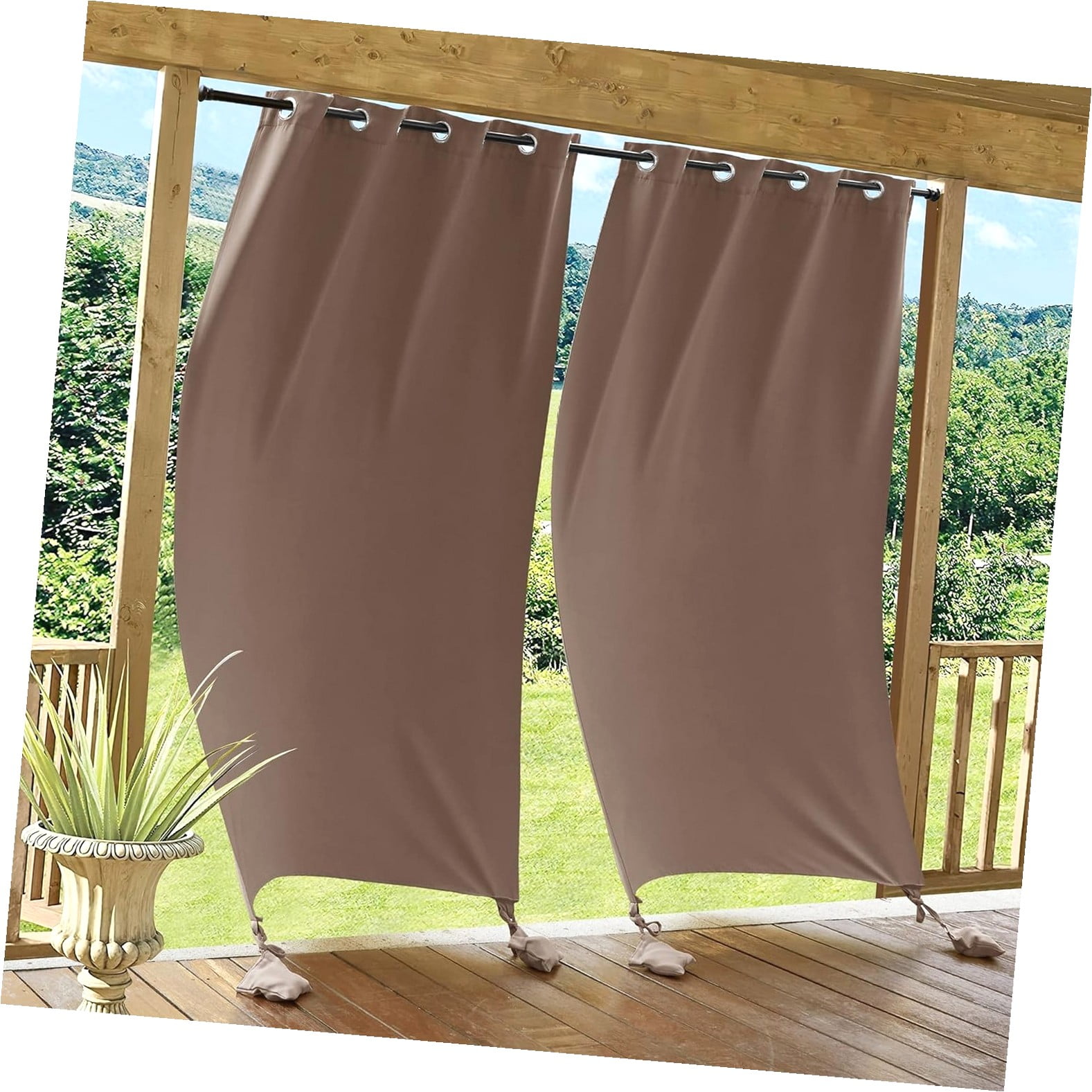 hgudesign RYB Curtains Windproof Curtain with Bag, Privacy Insulated ...