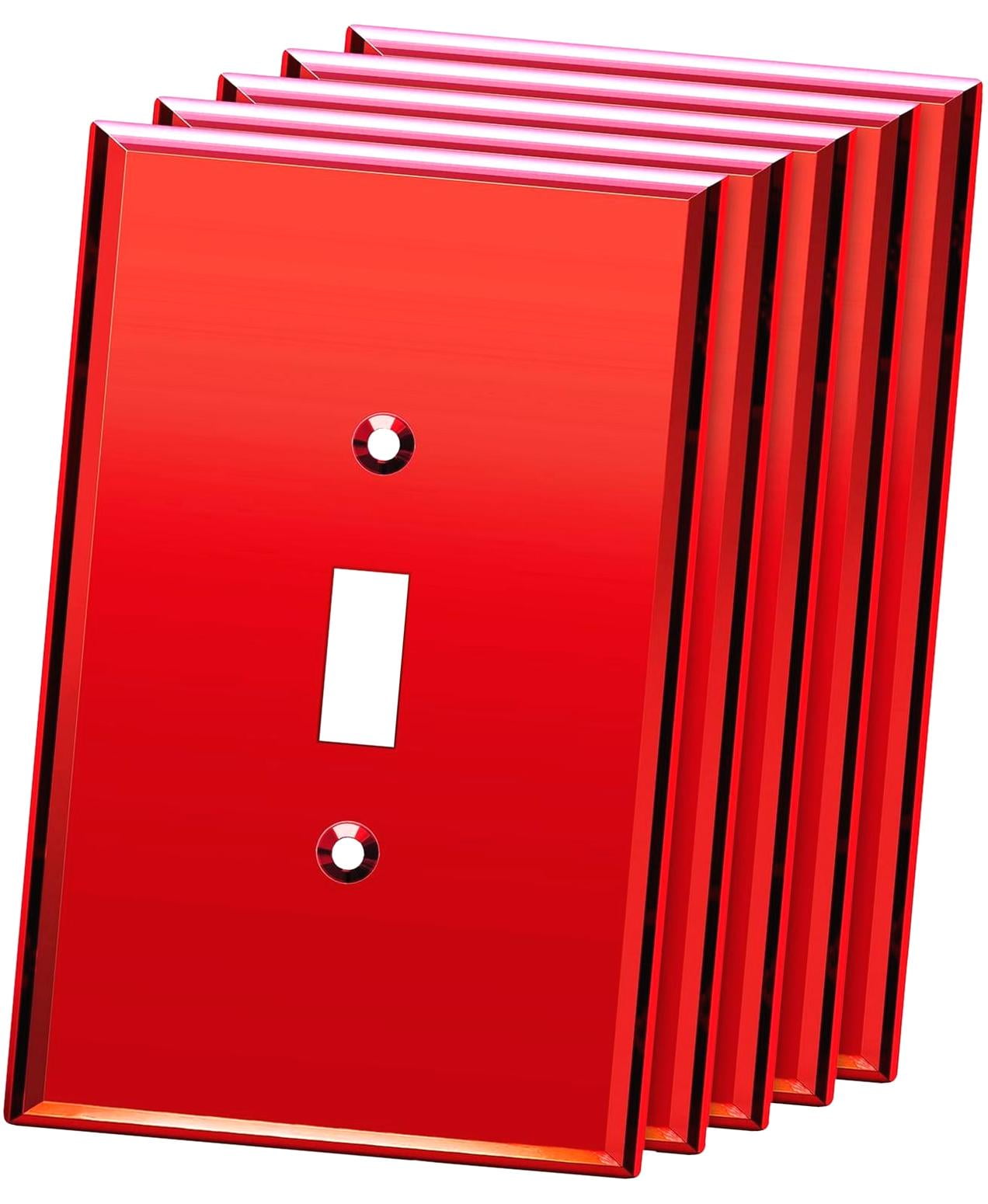 hgudesign Reflective Acrylic Toggle Switch Cover, Mirrored Light Switch ...