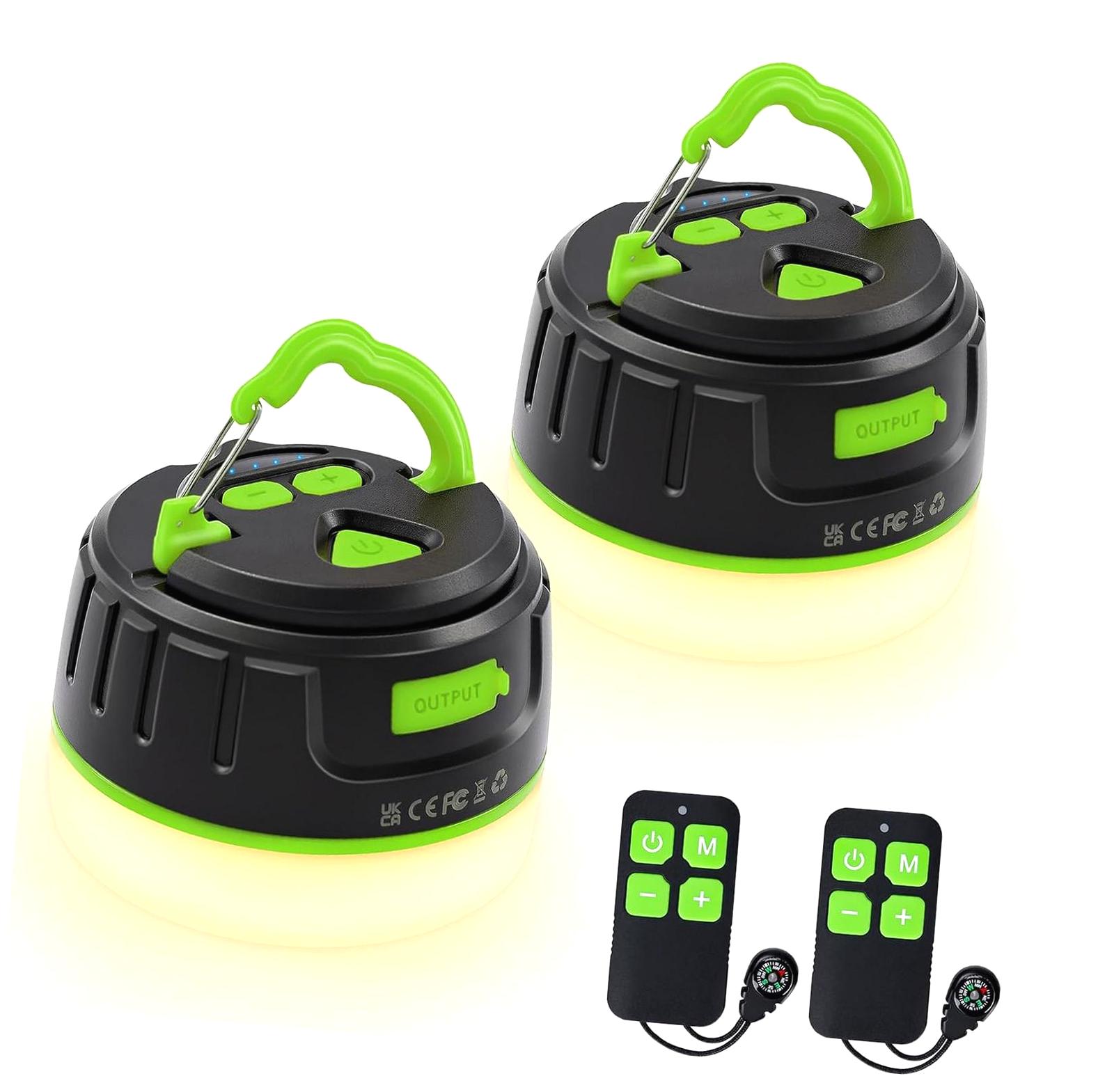 hgudesign Remote-Controlled Rechargeable Camping Light - 1000 Lumens ...