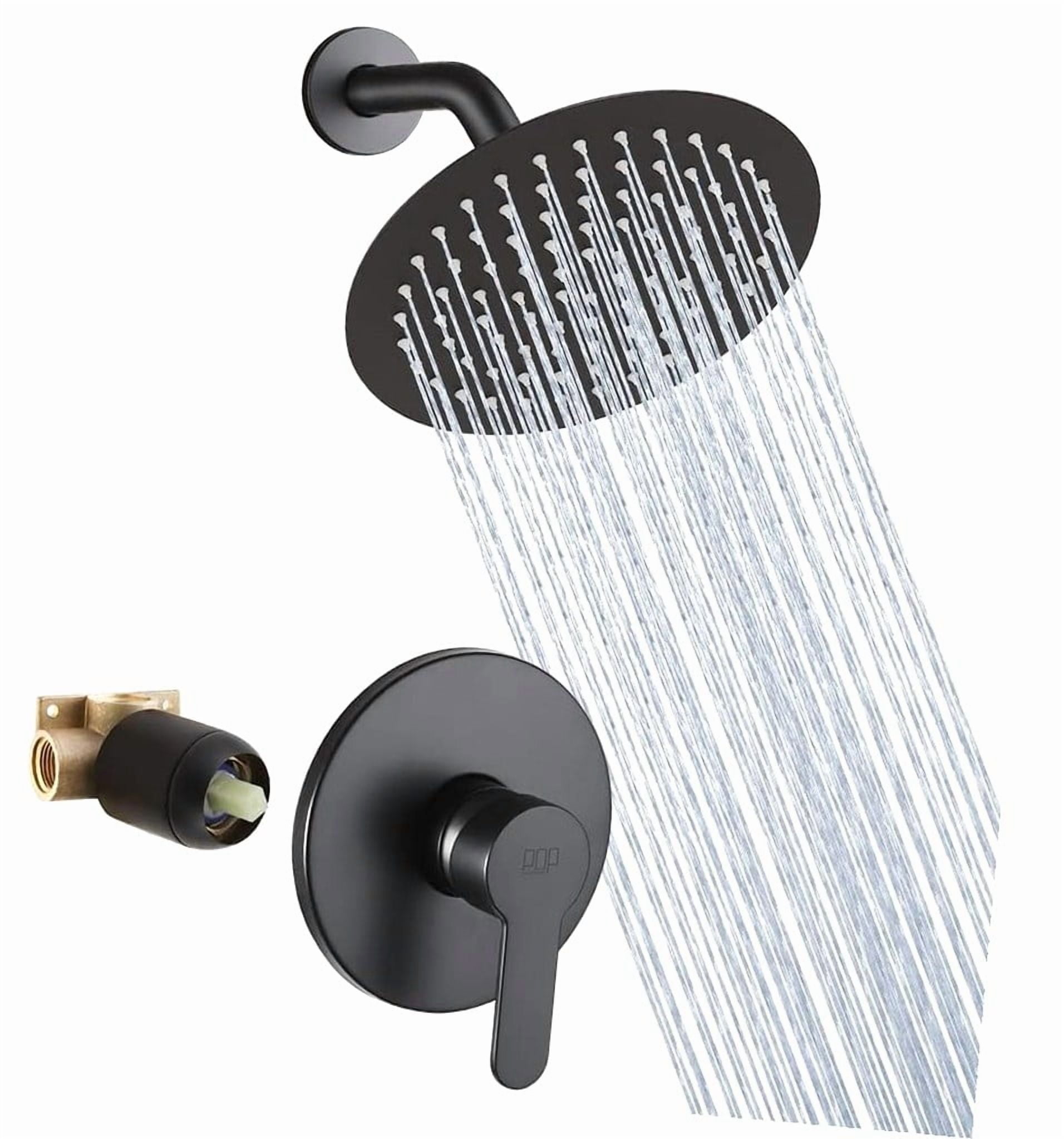 hgudesign SANITARYWARE Matte Shower Bathroom Rainfall Shower Wall ...