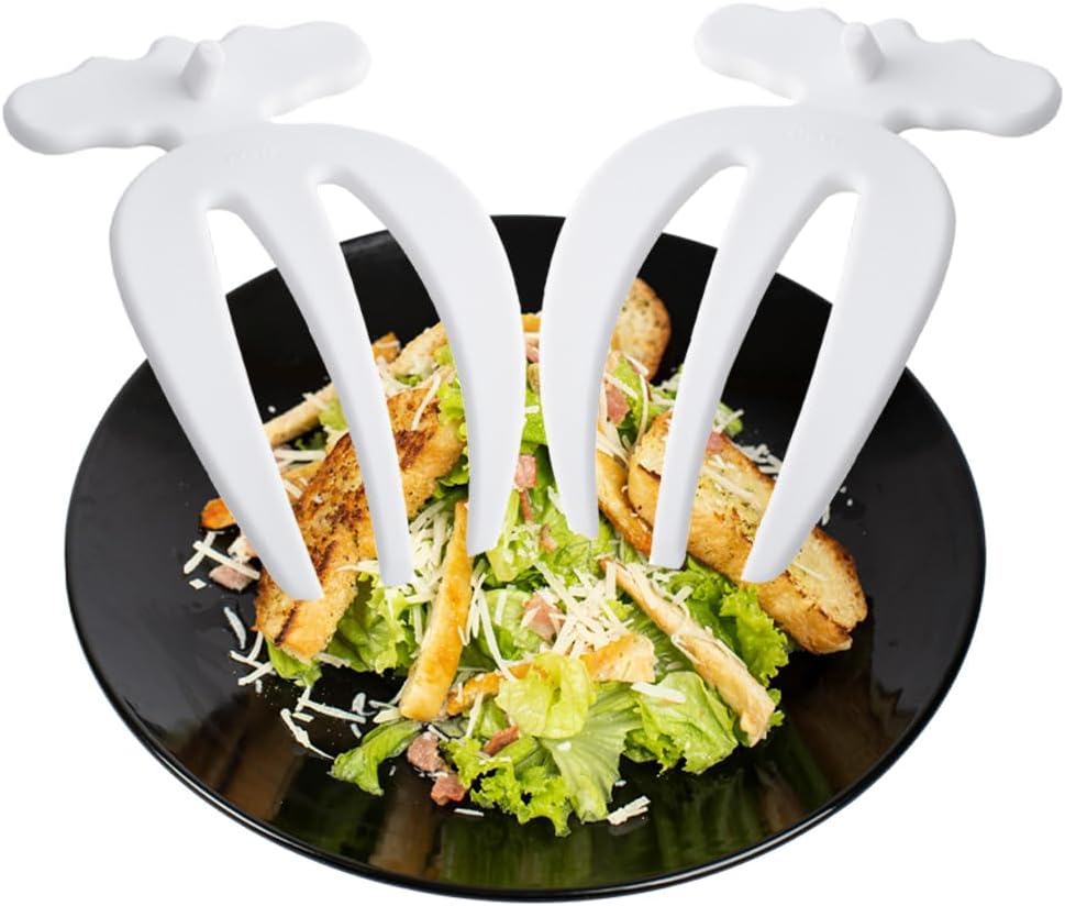 hgudesign Salad Hands 2 Pack Plastic Salad Mixer Salad Servers Salad ...