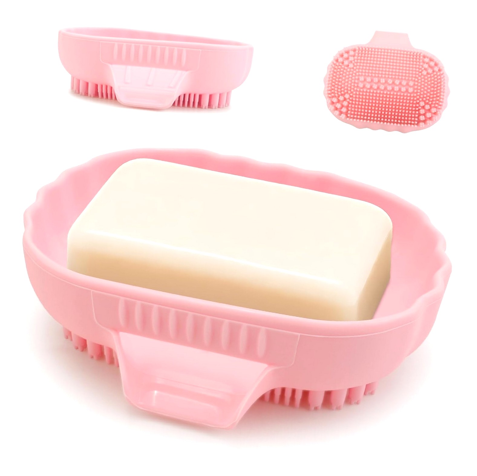 hgudesign Self Draining Soap Dish Tray Holder with ° Slope for Soap ...