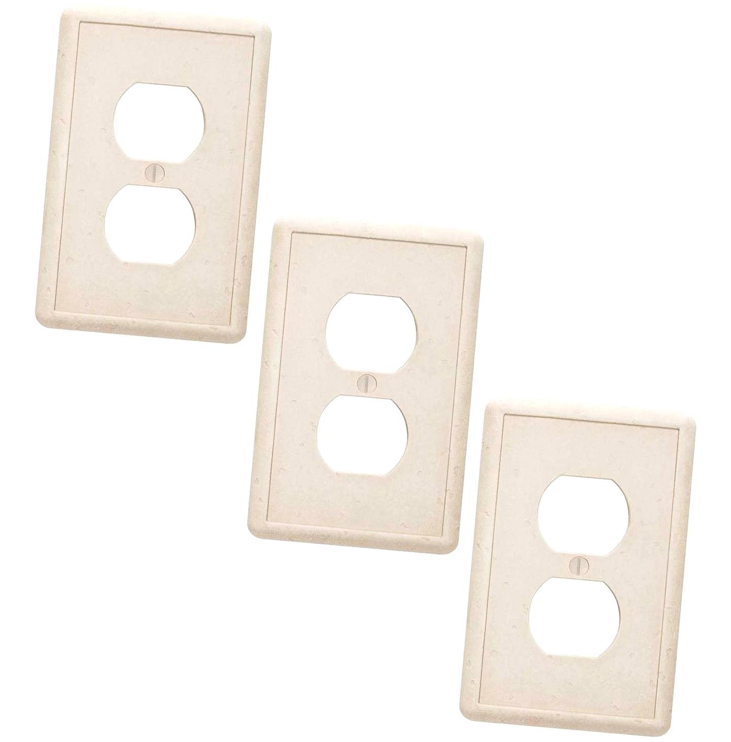 hgudesign Socket Covers, Single Duplex Wall Panels 1-Gang Switch Plate ...