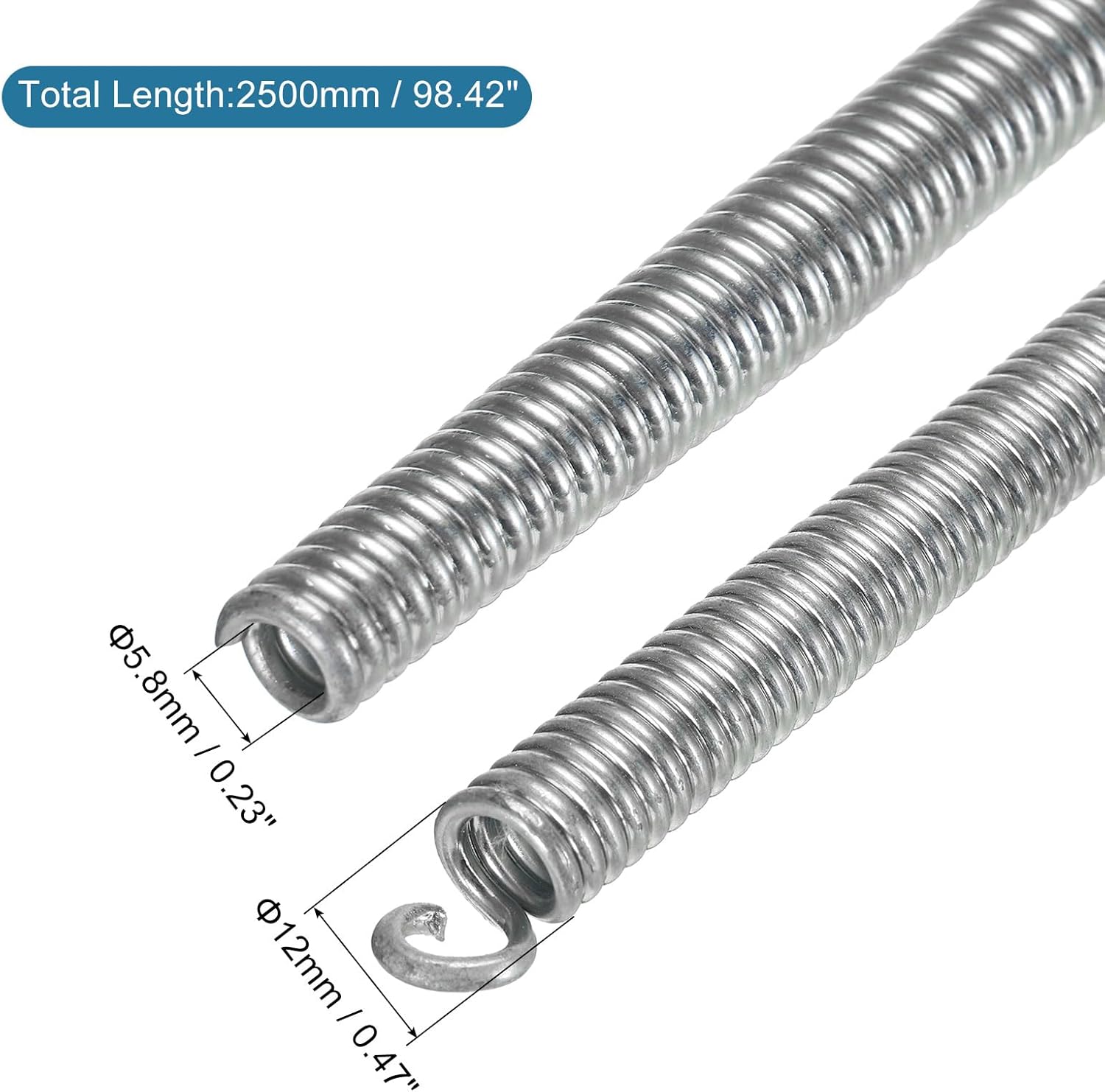 hgudesign Spring Tube Bender OD 6.5mm/0.26" Steel Spring Pipe Copper ...
