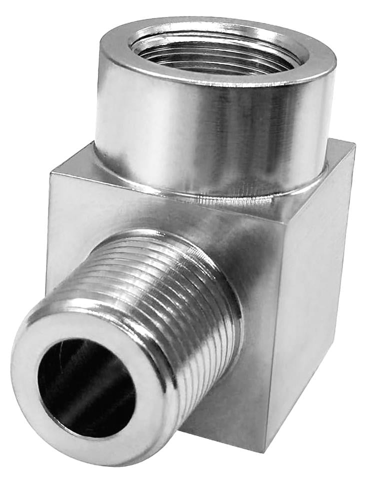 hgudesign Stainless Steel Cast Pipe Fittings, 90 Degree Street Elbow 1/8" NPT Male to 1/8" NPT ...