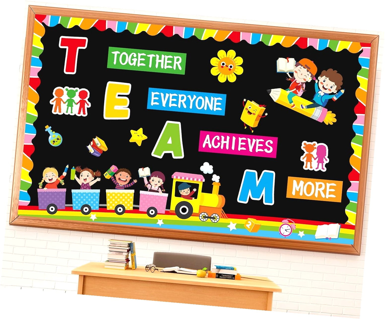hgudesign Team Bulletin Decorations Set Back to Motivational Classroom ...