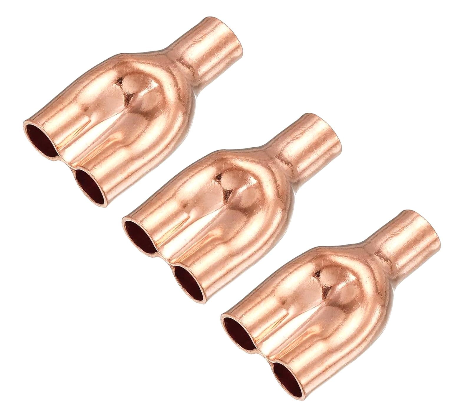 hgudesign Tee Y Type Copper Fitting Welding Joint Split Union ...