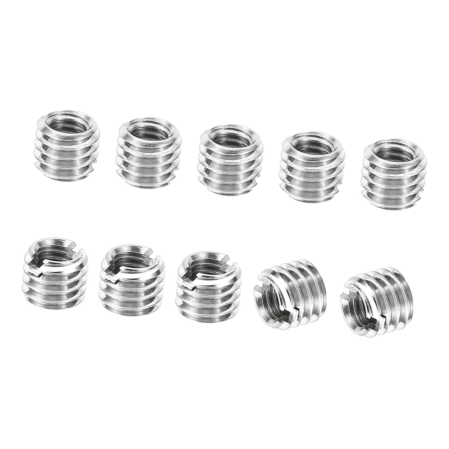hgudesign Thread Conversion Sleeve Nut, 10 Units M6x1 External to M4x0 ...