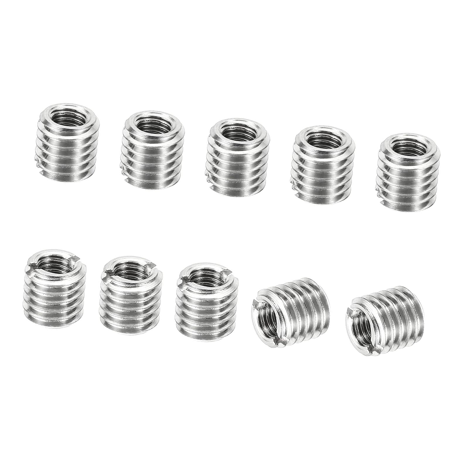 hgudesign Thread Conversion Sleeve Nut, 10 Units M8*1.25 External to M5 ...