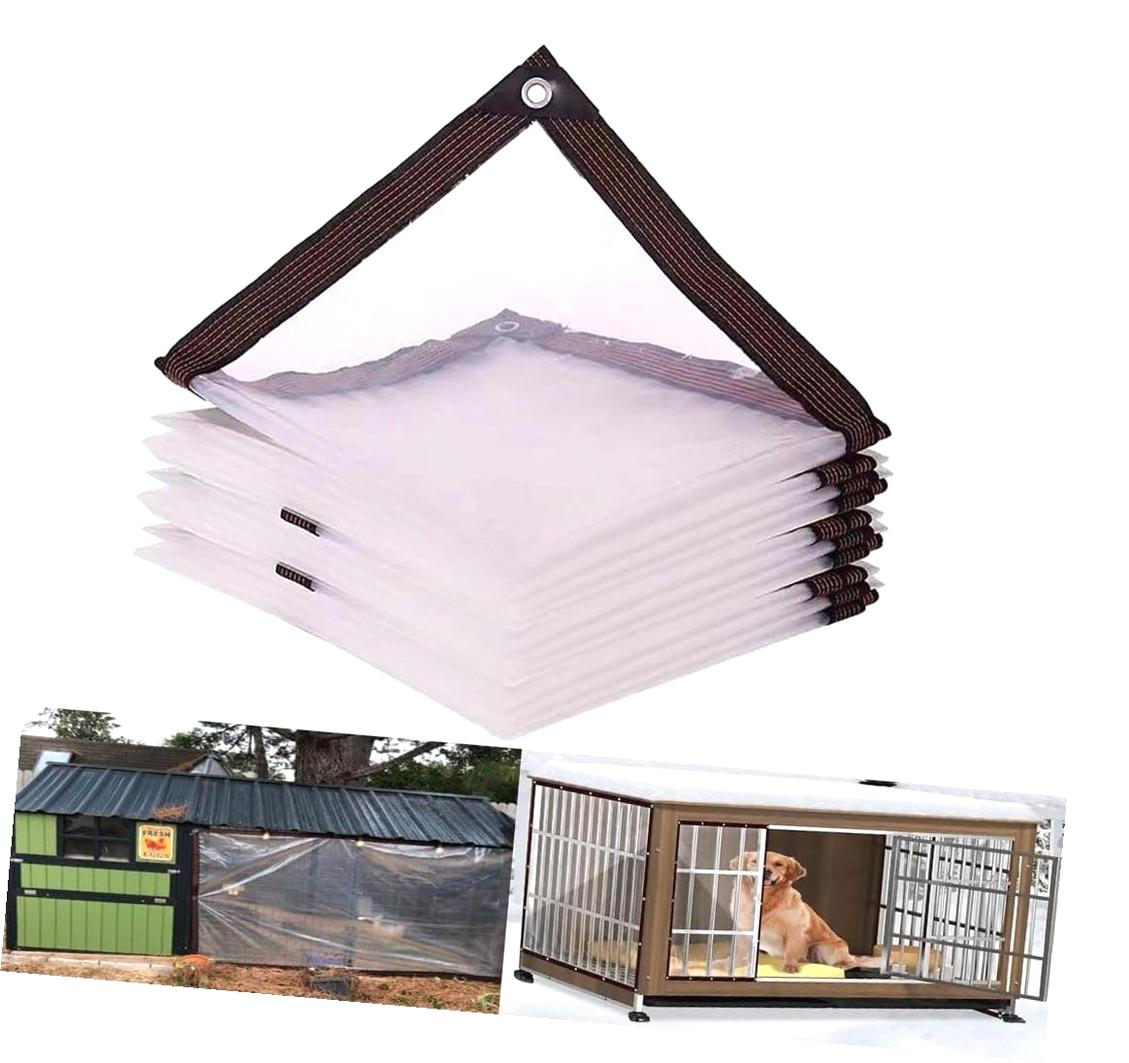 hgudesign Transparent Tarp Cover for Greenhouse, Garden, Chicken Coop ...
