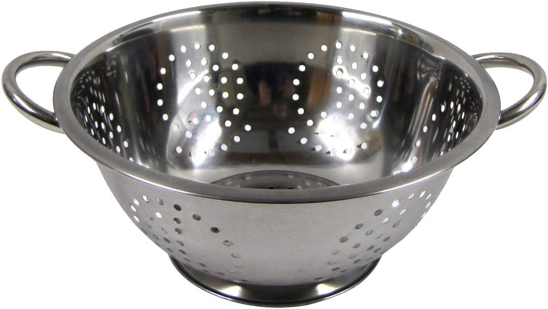 hgudesign Treasure Gurus Stainless Steel 3 Qt Coo Strainer Metal Pasta ...